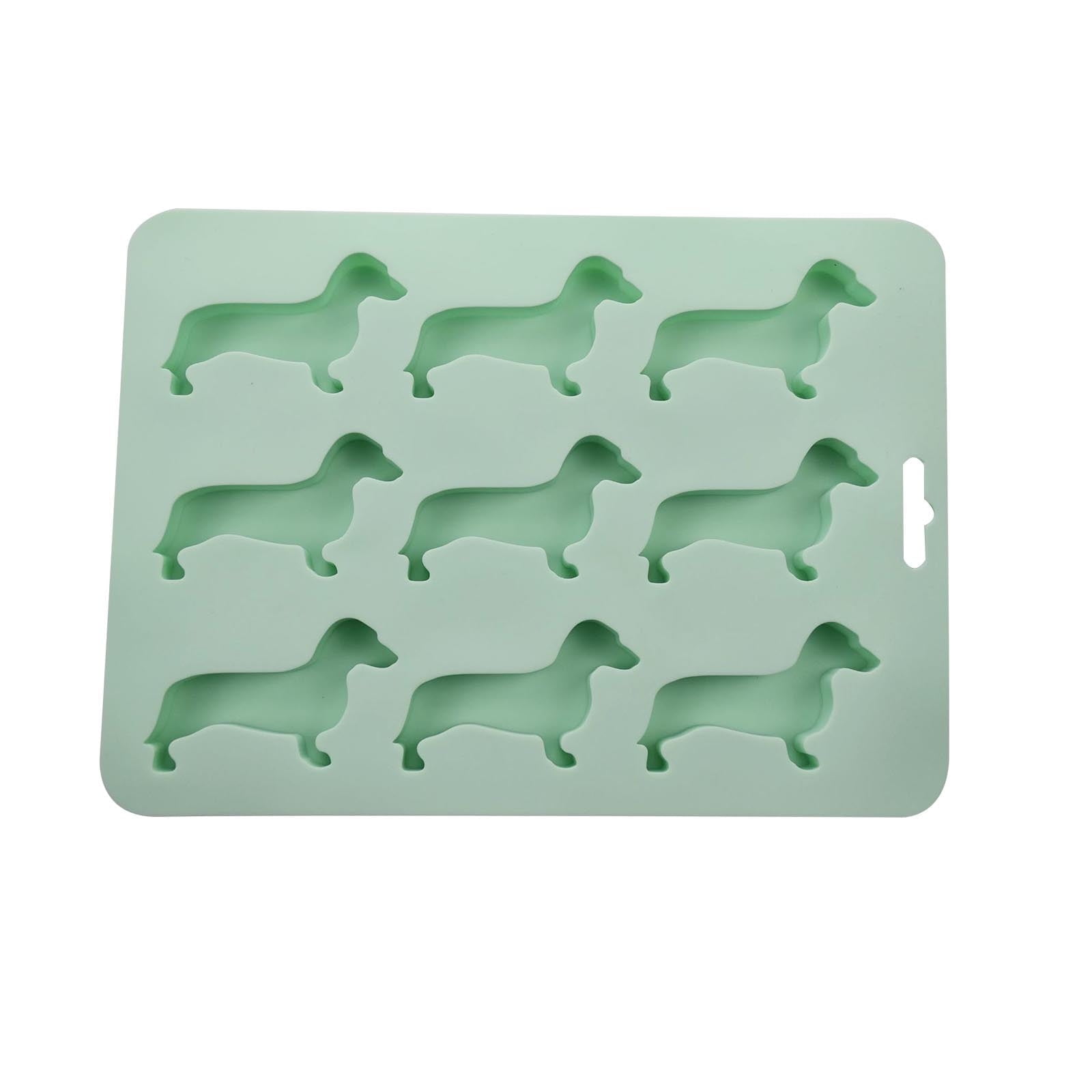 PFFRIZ Ice Cube Tray Dachshund Dog Shaped Ice And Tray For Drink Ice ...