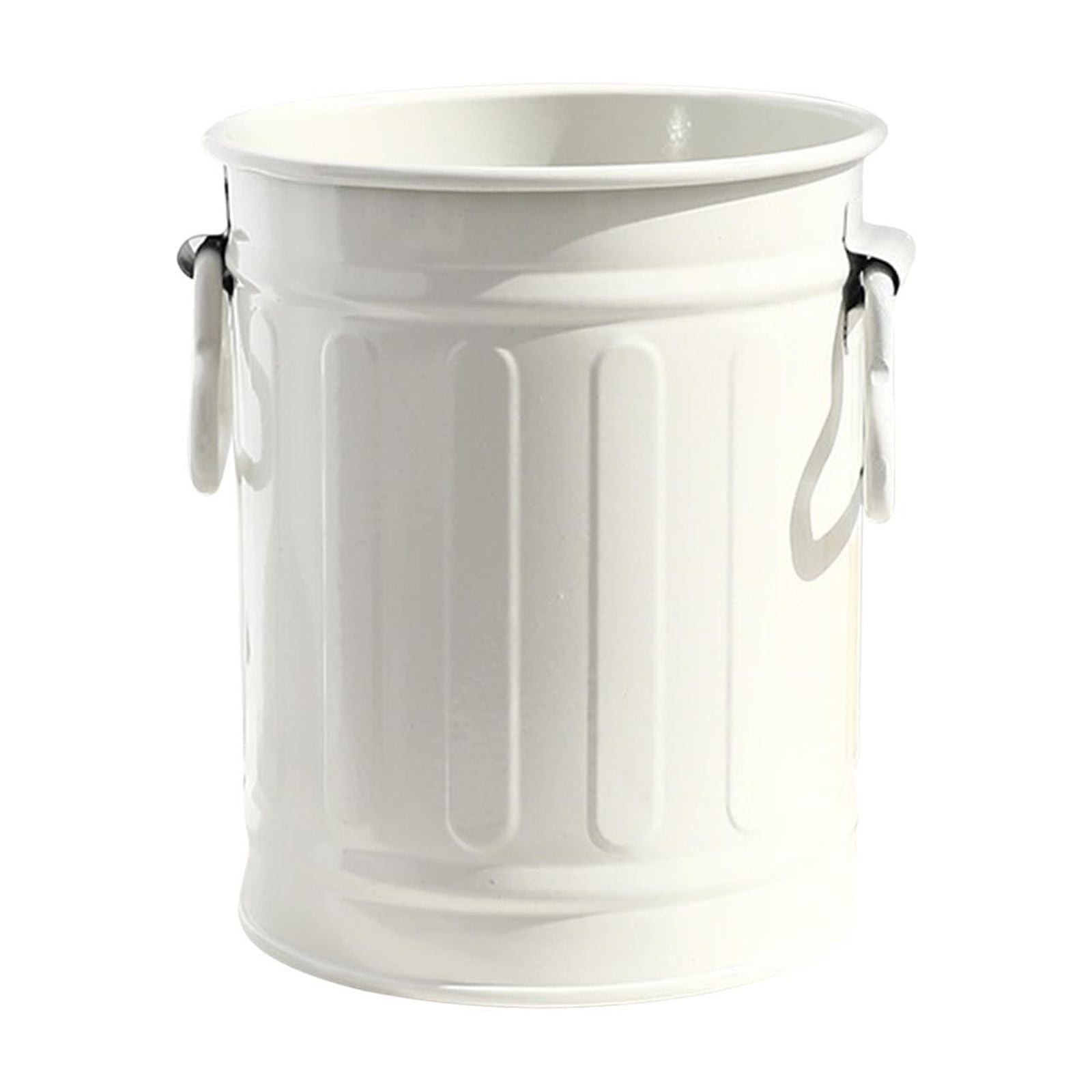 PFFRIZ Metal Pen Holder, Mini Pencil Bucket with Handle, Desktop Pencil ...