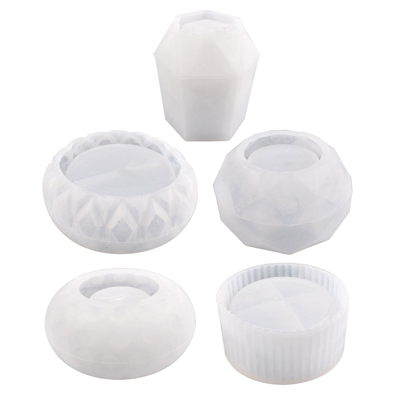 PFFRIZ Plant Pots Potted Succulent Flowerpot Pattern Glue Diy Geometric ...