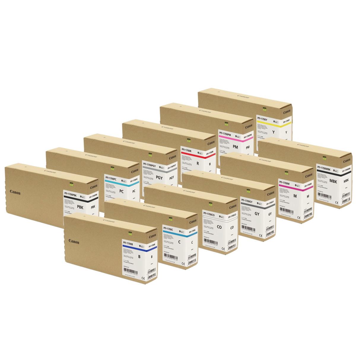 PFI-1700 700ml Pigment Ink Tank for imagePROGRAF Large Format Printers ...
