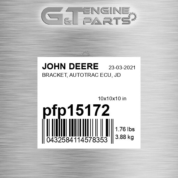 PFP15172 BRACKET, AUTOTRAC ECU, JD fits JOHN DEERE (New OEM) - Walmart.com