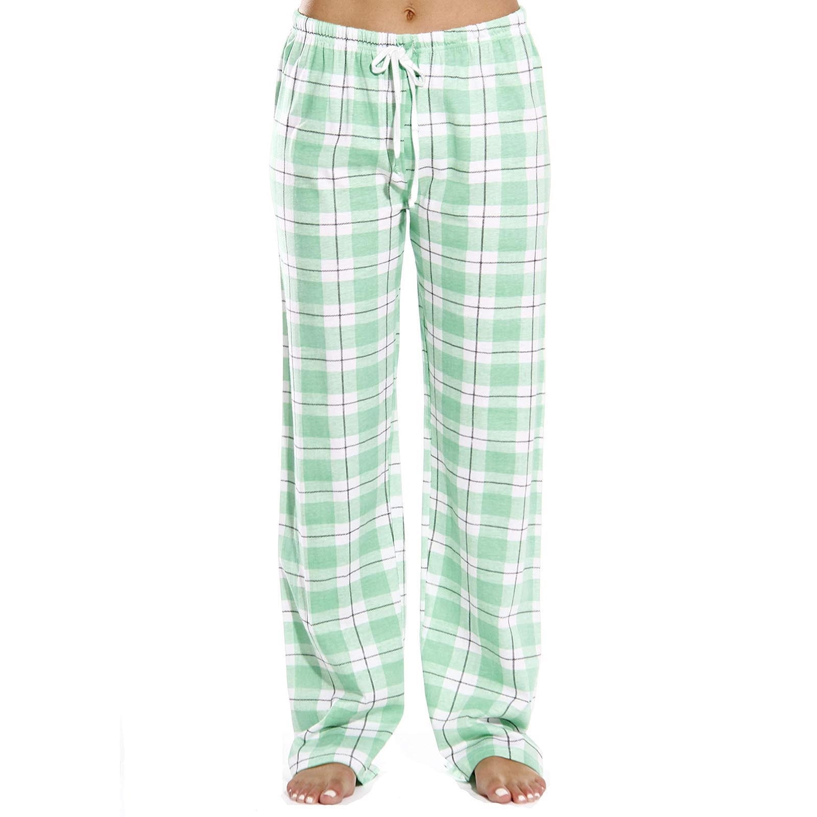 PFRNLF Womens Flannel Pajama Pants Ultra-Soft Comfy Pj Bottom Stretch ...