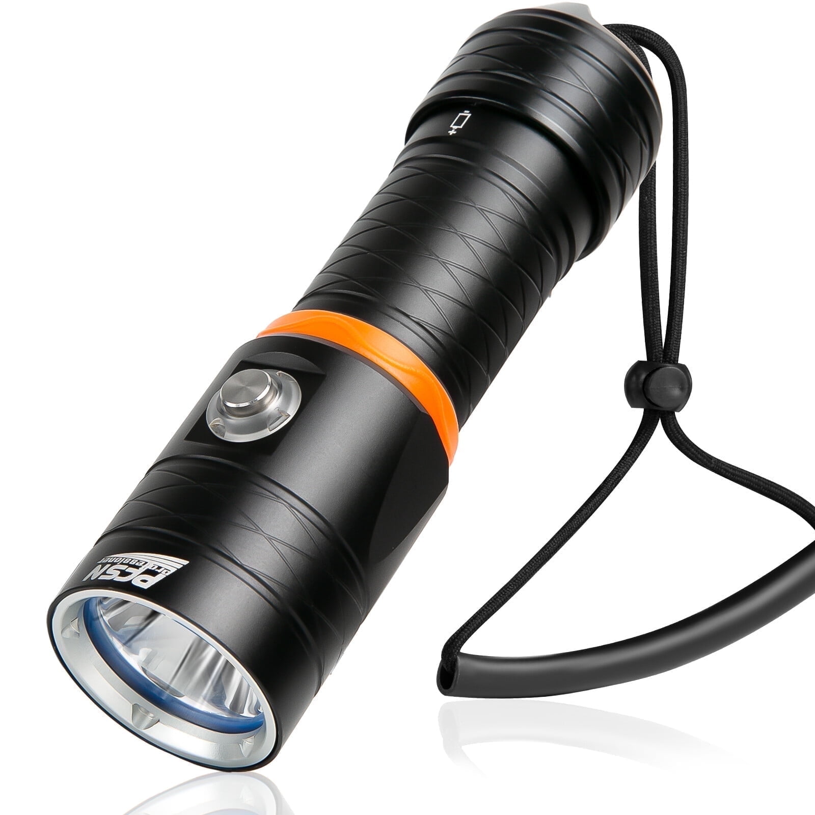 PFSN DF35B 3500 Lumen Scuba Dive Light, IPX68 Waterproof, USB ...
