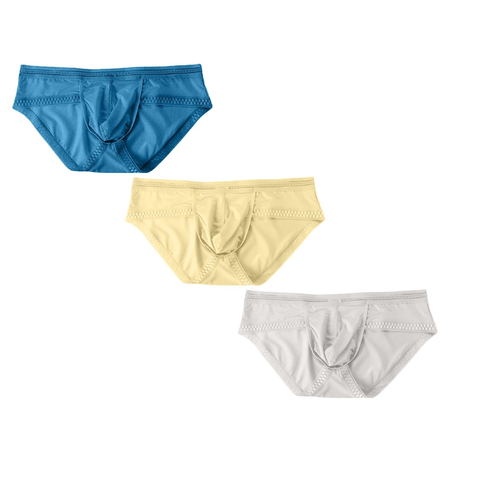 PFWOWB 3Pcs Mens Underwear Briefs Mens Underwear Translucent Briefs ...