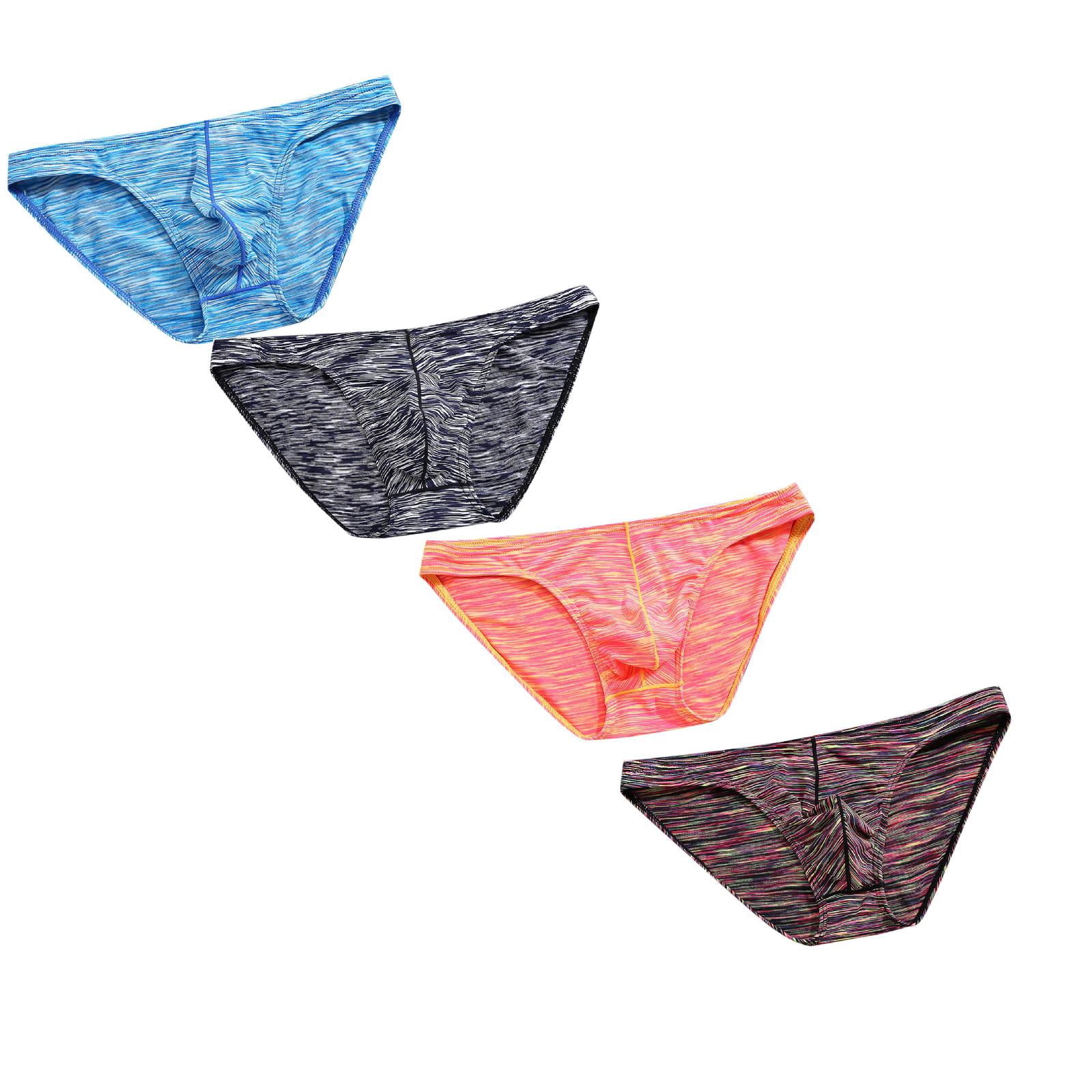 PFWOWB 4Pcs Men's Underwear Pack Men's Triangle Shorts Are Fun Sexy ...