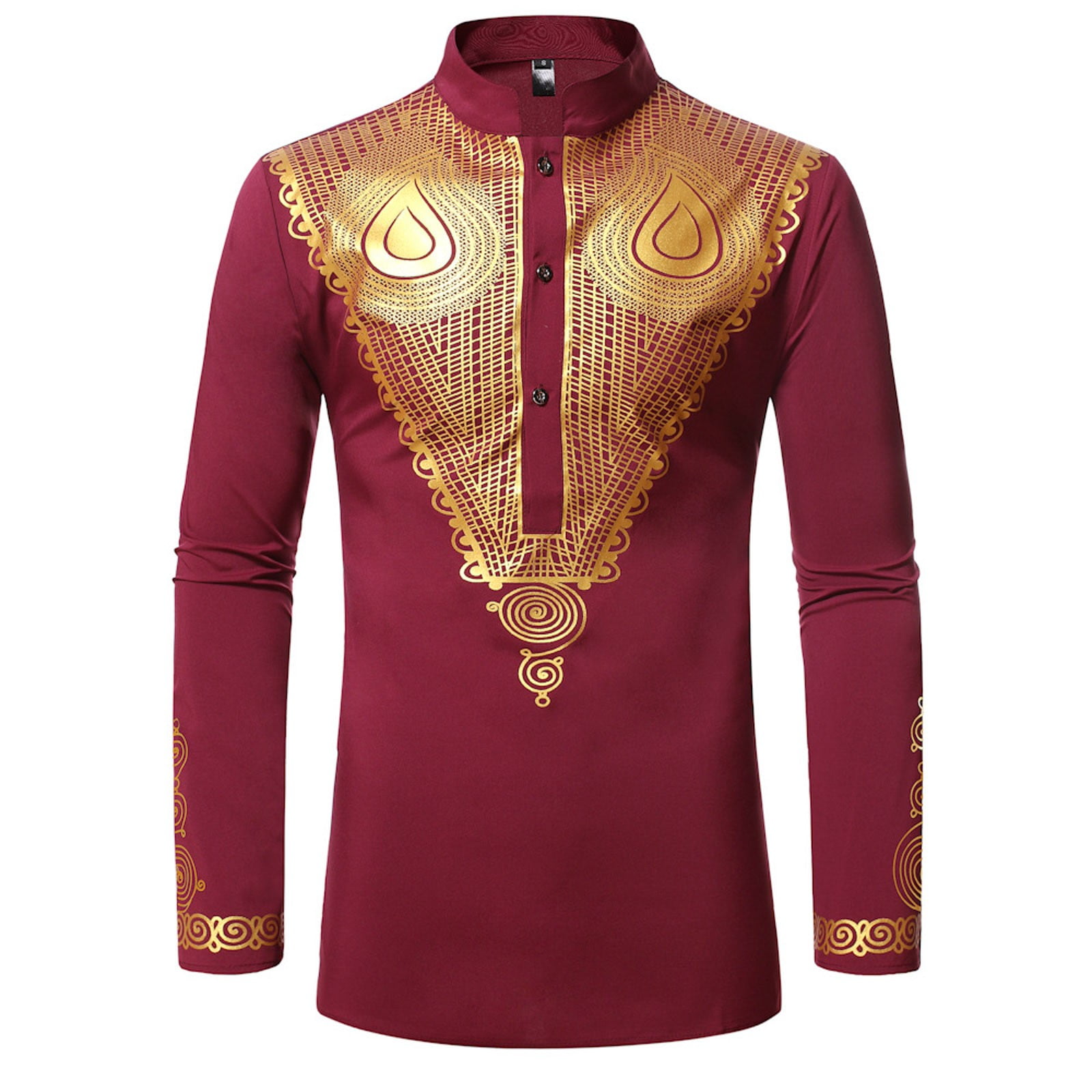 PFWOWB Clothes for Mens Abaya Thobe Arabic Longline T Shirts Henley ...