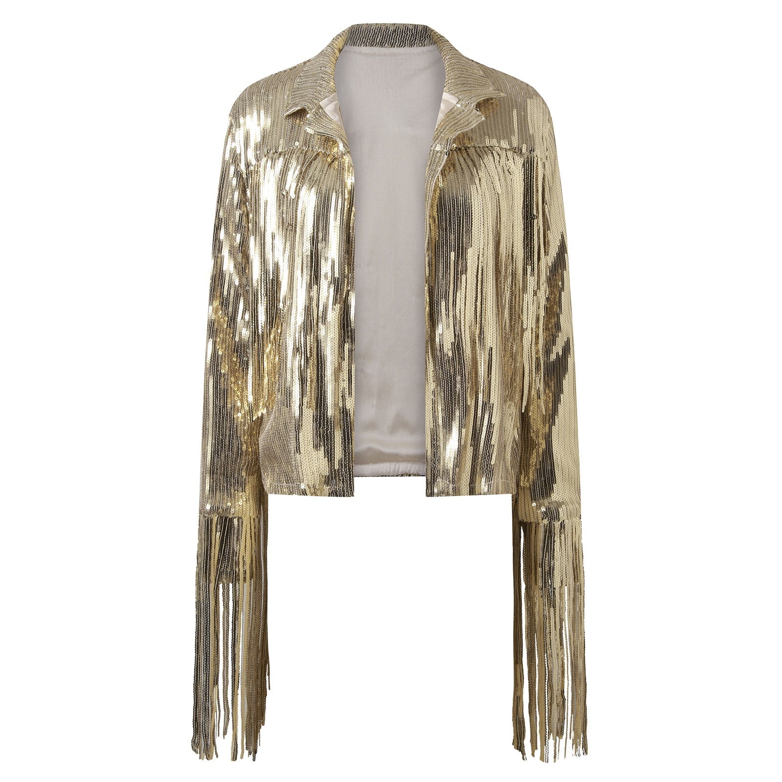 PFWOWB Fall Overcoats for Women 2024 Sequin Women Sparkly Sequin Jacket ...