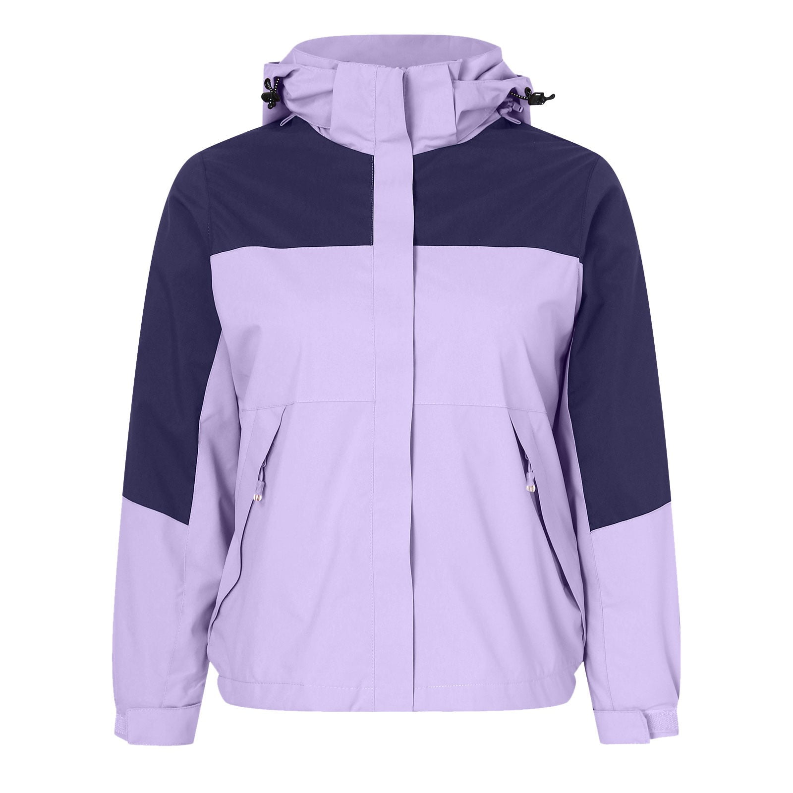 PFWOWB Jackets for Women Women's Lightweight Hooded Raincoat Packable ...