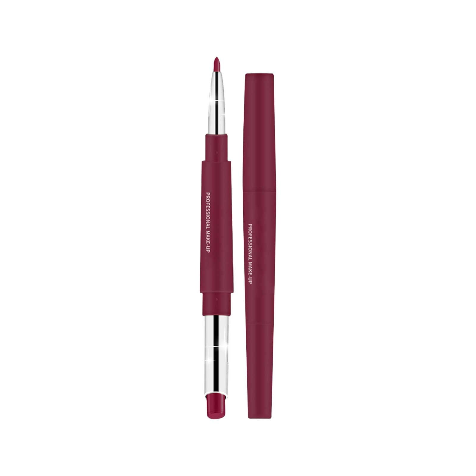 PFWOWB Liquid Lipstick Lip Liner and Lipstick Set Chestnut Dark Red ...