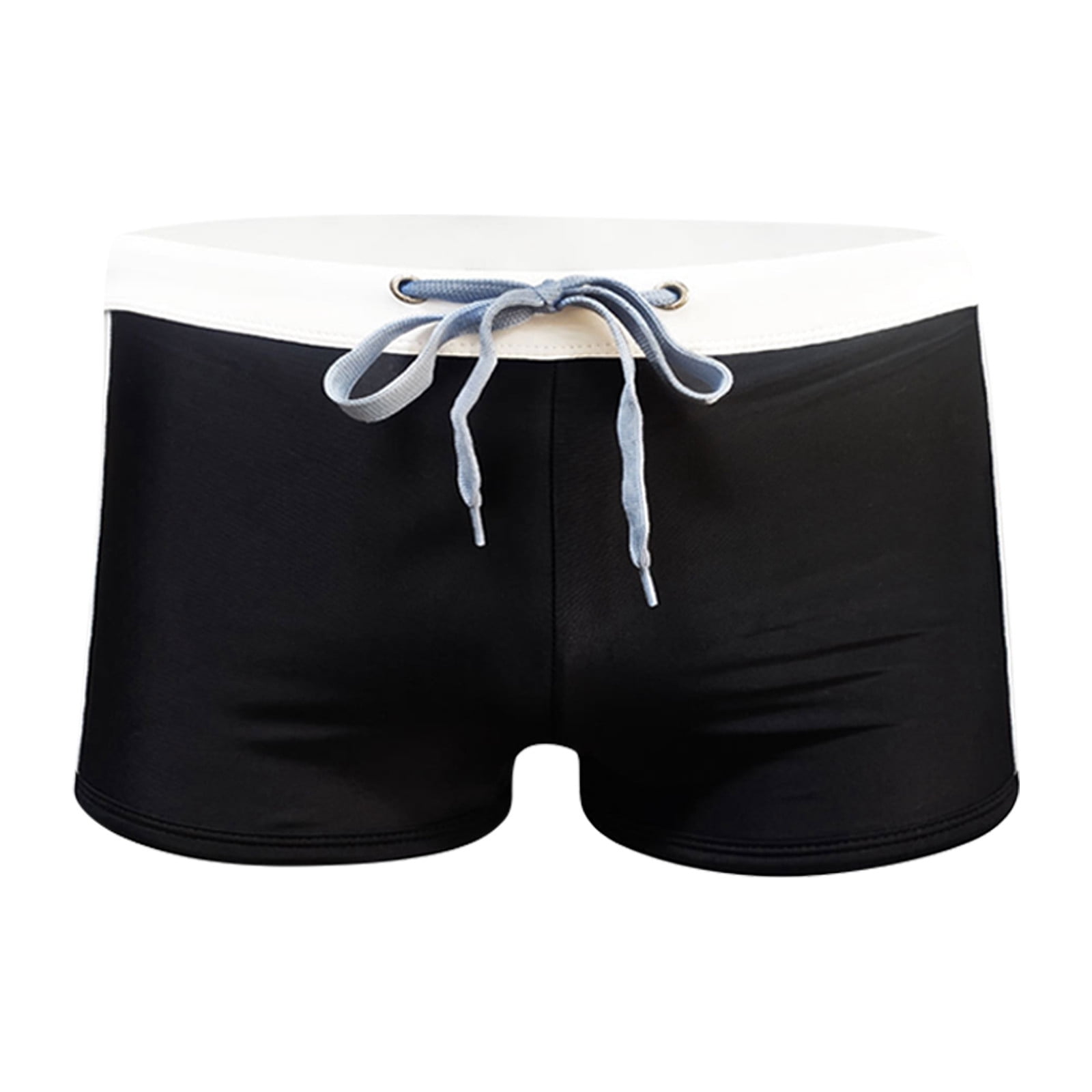 PFWOWB Mens Swimsuit Men's Solid Color Sexy Tight Simple Beach Sports ...