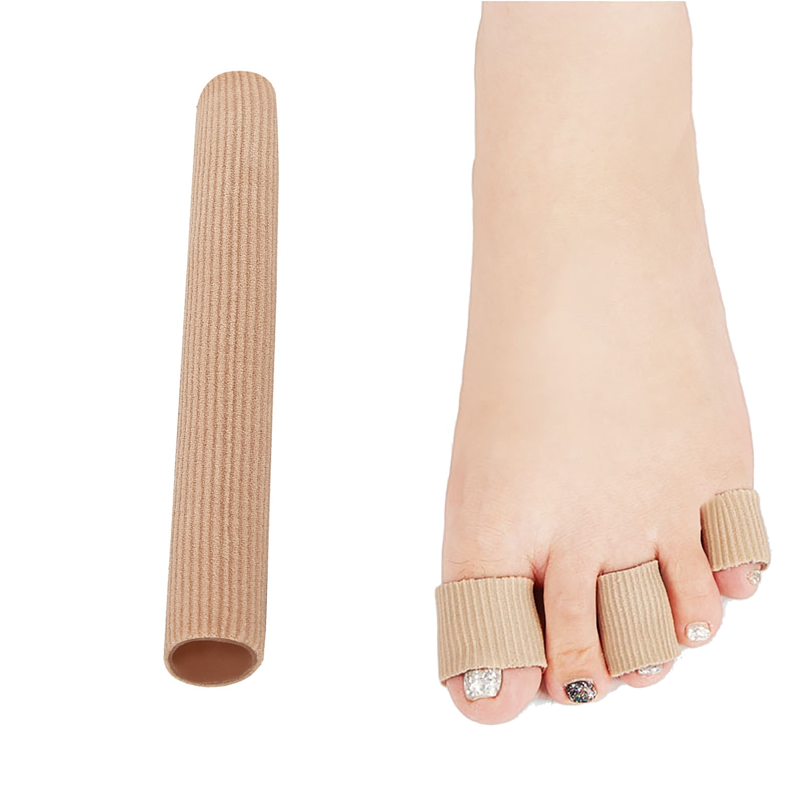 PFWOWB Toe Tubes Sleeves Protectors Cushions Fabric & Gel ...