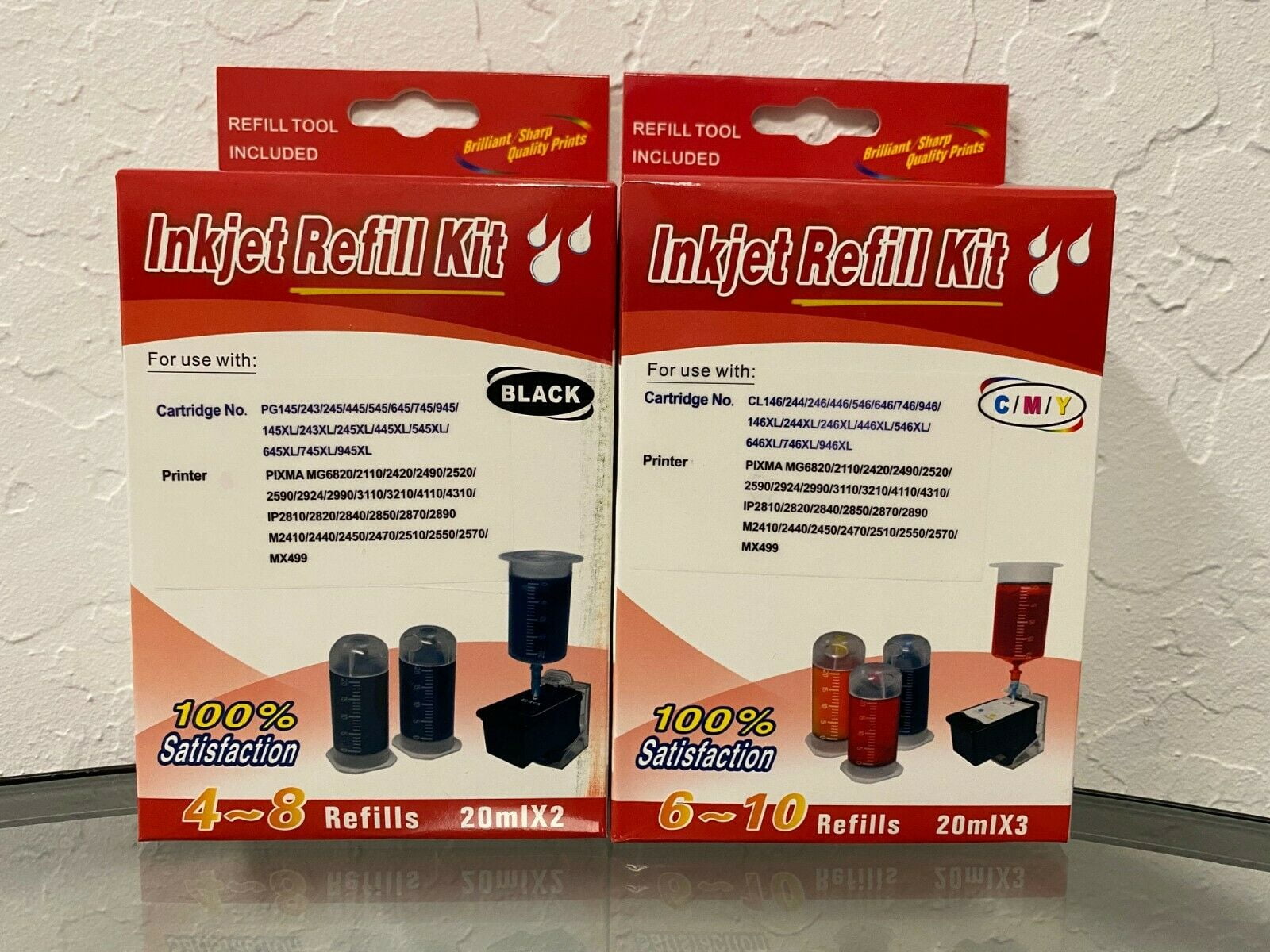 PG-243XL CL-244XL Cartridges DIY Refill kit Box for Canon PIXMA ...