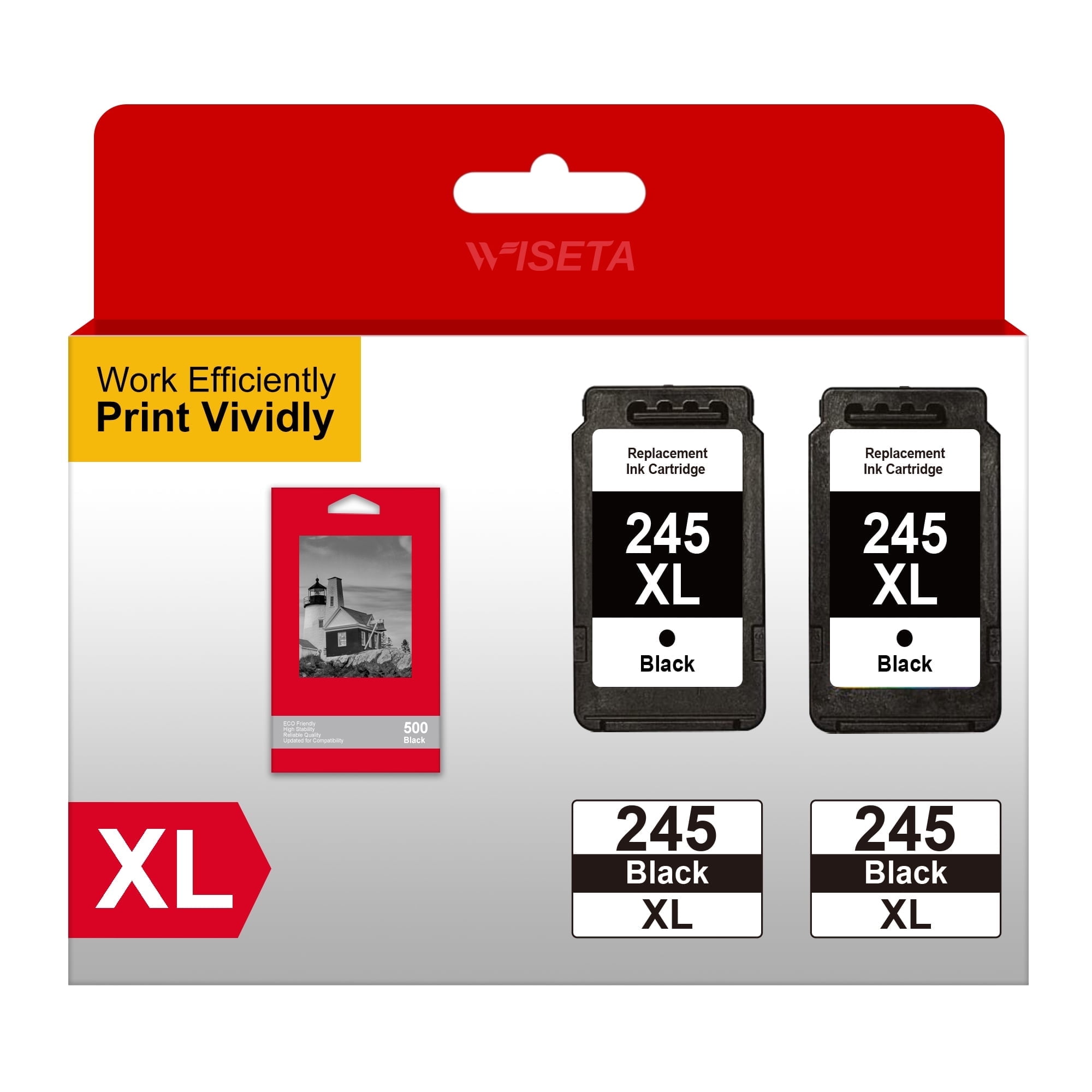 PG-245XL Ink Cartridge Replacement for Canon PG245 XL PG-245 to use ...