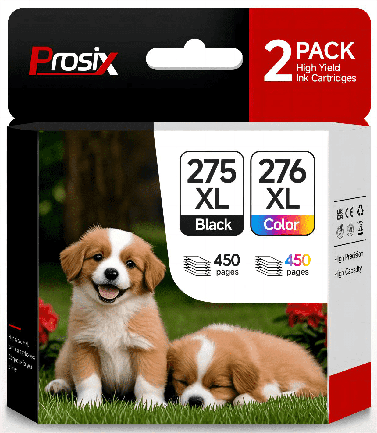 PROSIX 275XL Black and 276XL Tri-Color Ink Cartridge Replacement ...