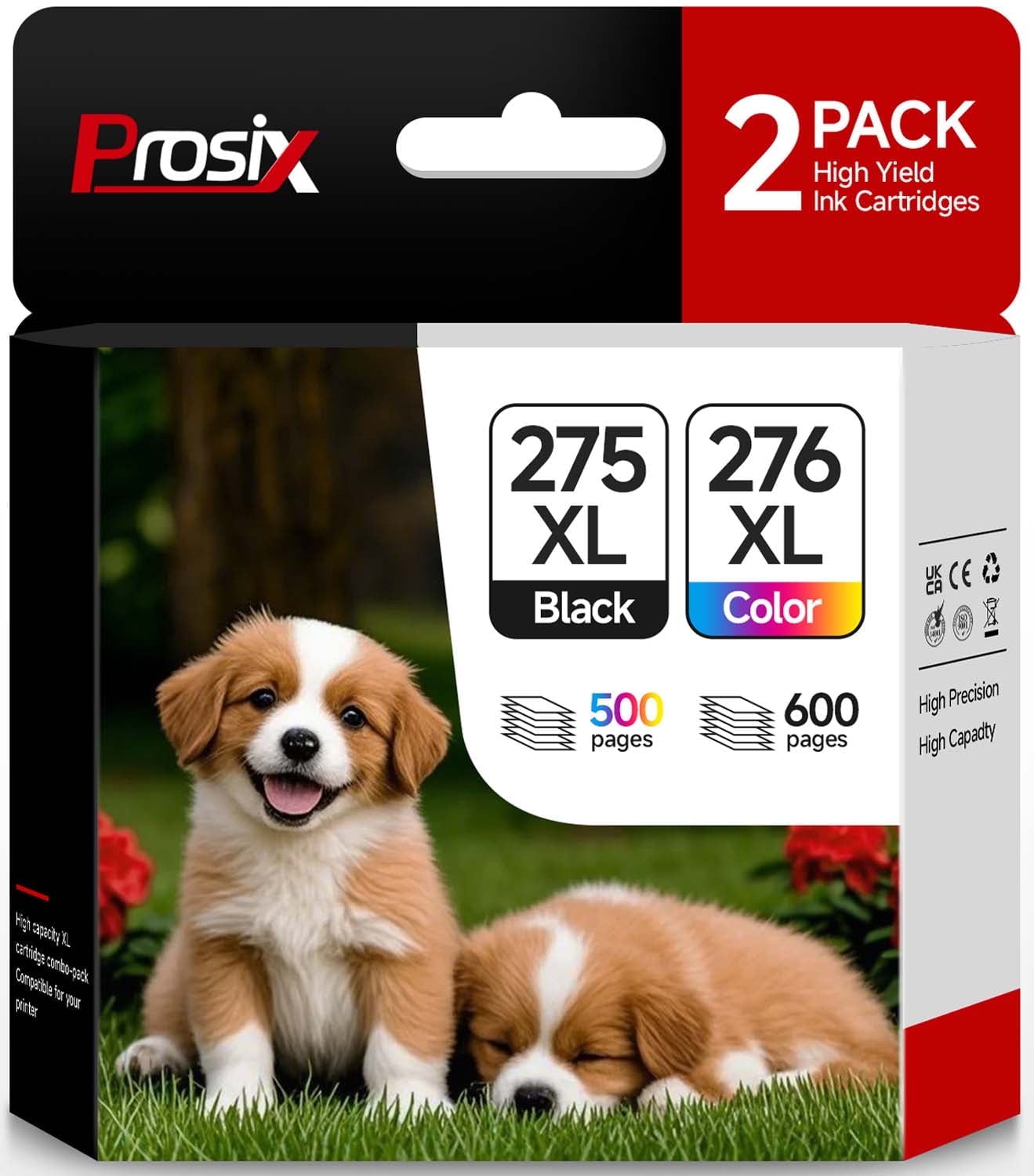 PG-275XL CL-276XL Ink Cartridge Black and Tri-Color 275 275/276 Ink ...