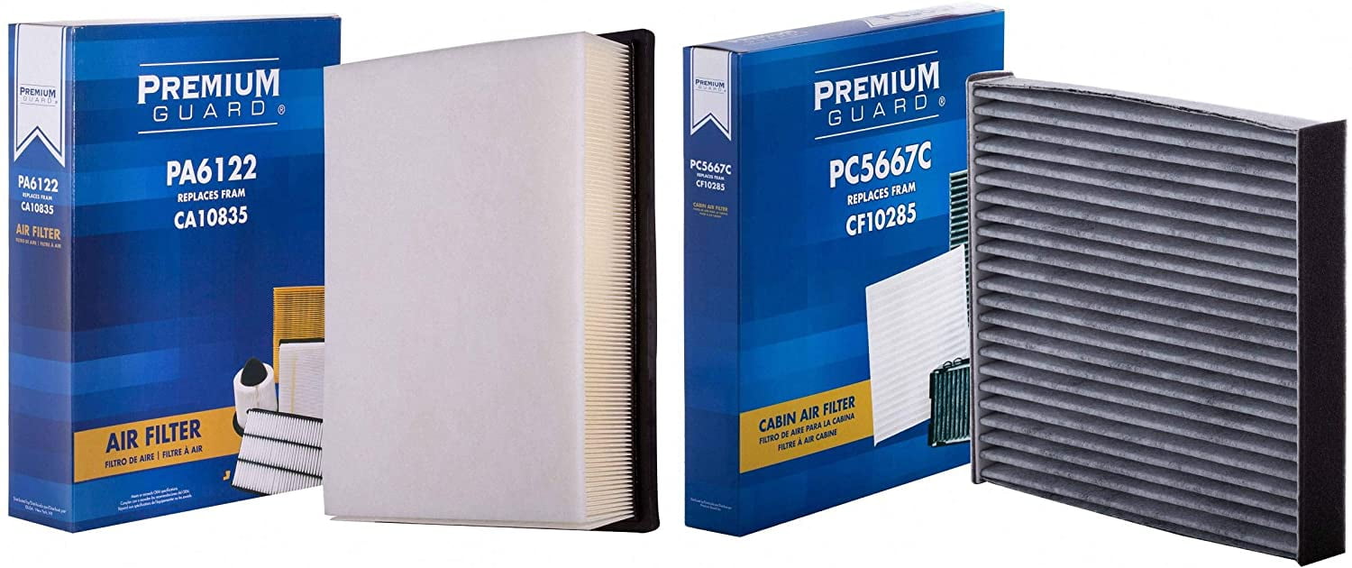 PG Kit Engine Air and Cabin Filter AC61225667| Fits 2010-19 Toyota 4Runner, 2010-19 Lexus GX460 ...