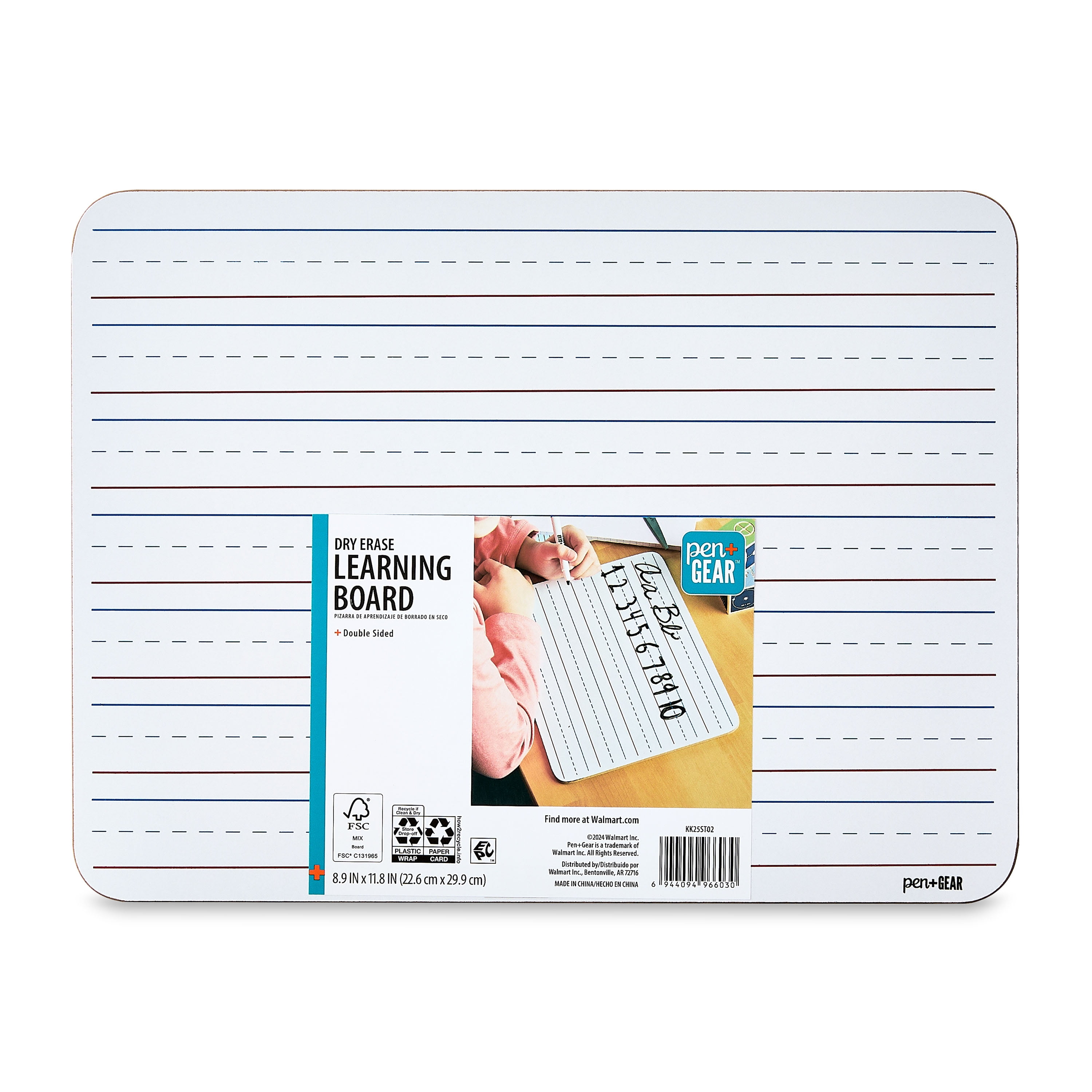 Pen+Gear Dry Erase Learning Board, 8.9" x 11.8", Whiteboard - Walmart.com