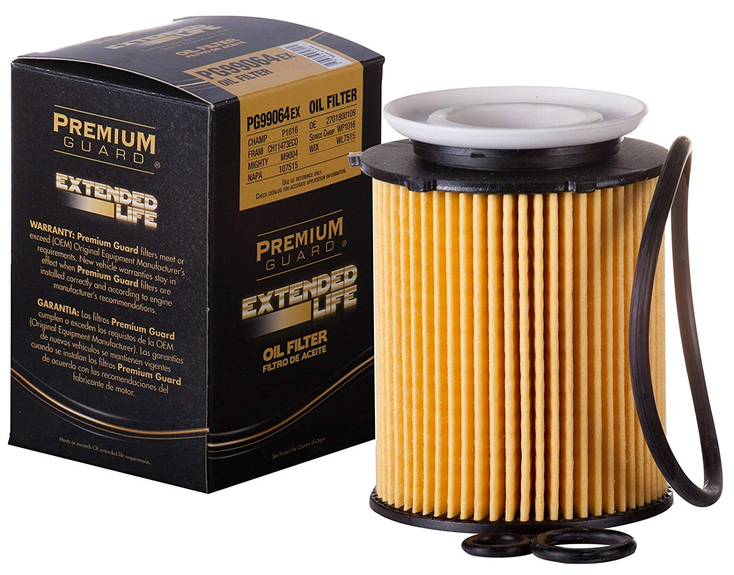 PG Oil Filter, Extended Life PG99064EX | Fits 2015-21 Mercedes-Benz ...