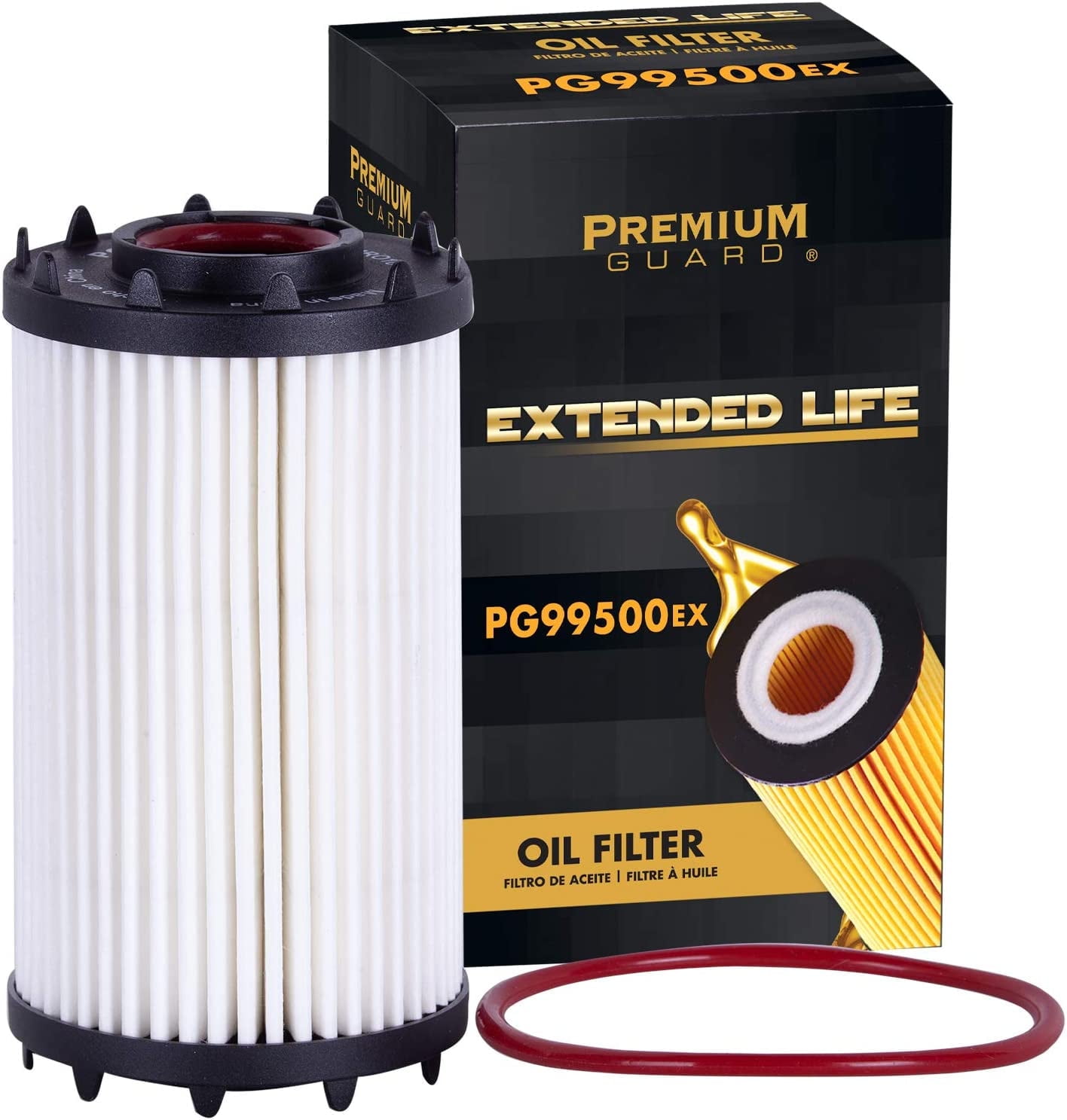 Premium Guard Extended Life Oil Filter up to 10k Miles PG99500EX | Fits ...