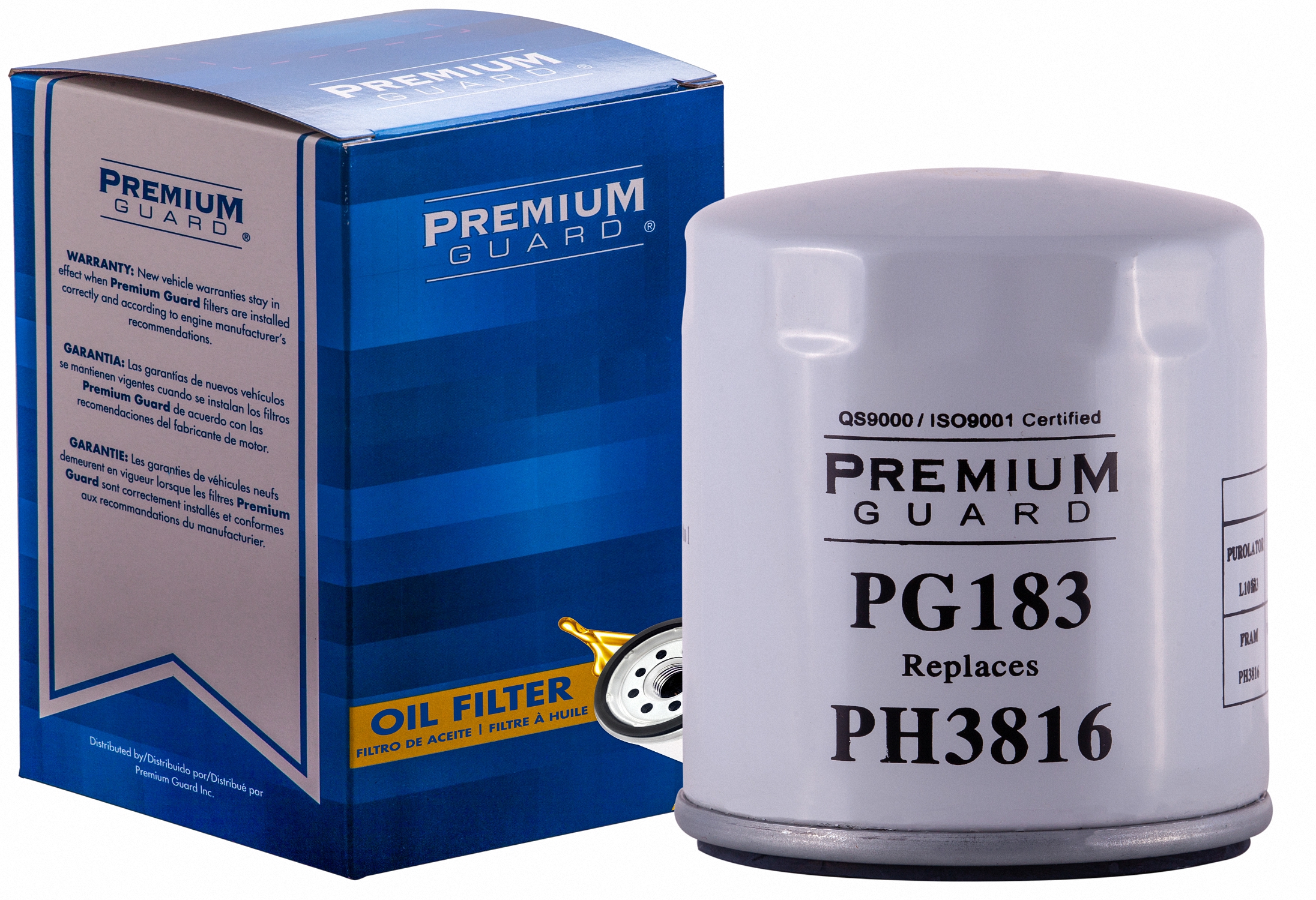 PG Oil Filter PG183| Fits 1971 BMW 1802, 1966-69 2000, 1966-76 2002 ...