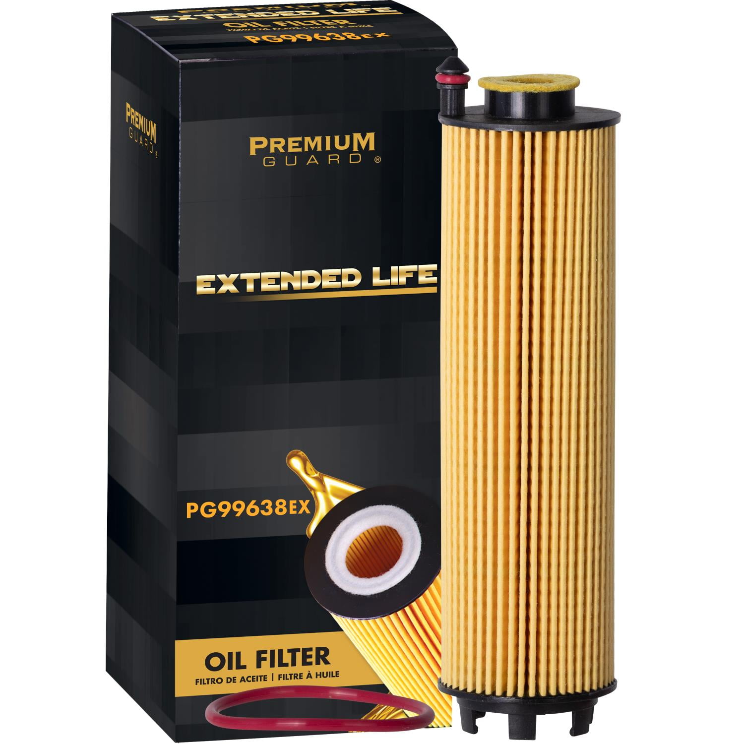 Premium Guard Extended Life Oil Filter up to 10k Miles PG99638EX | Fits ...