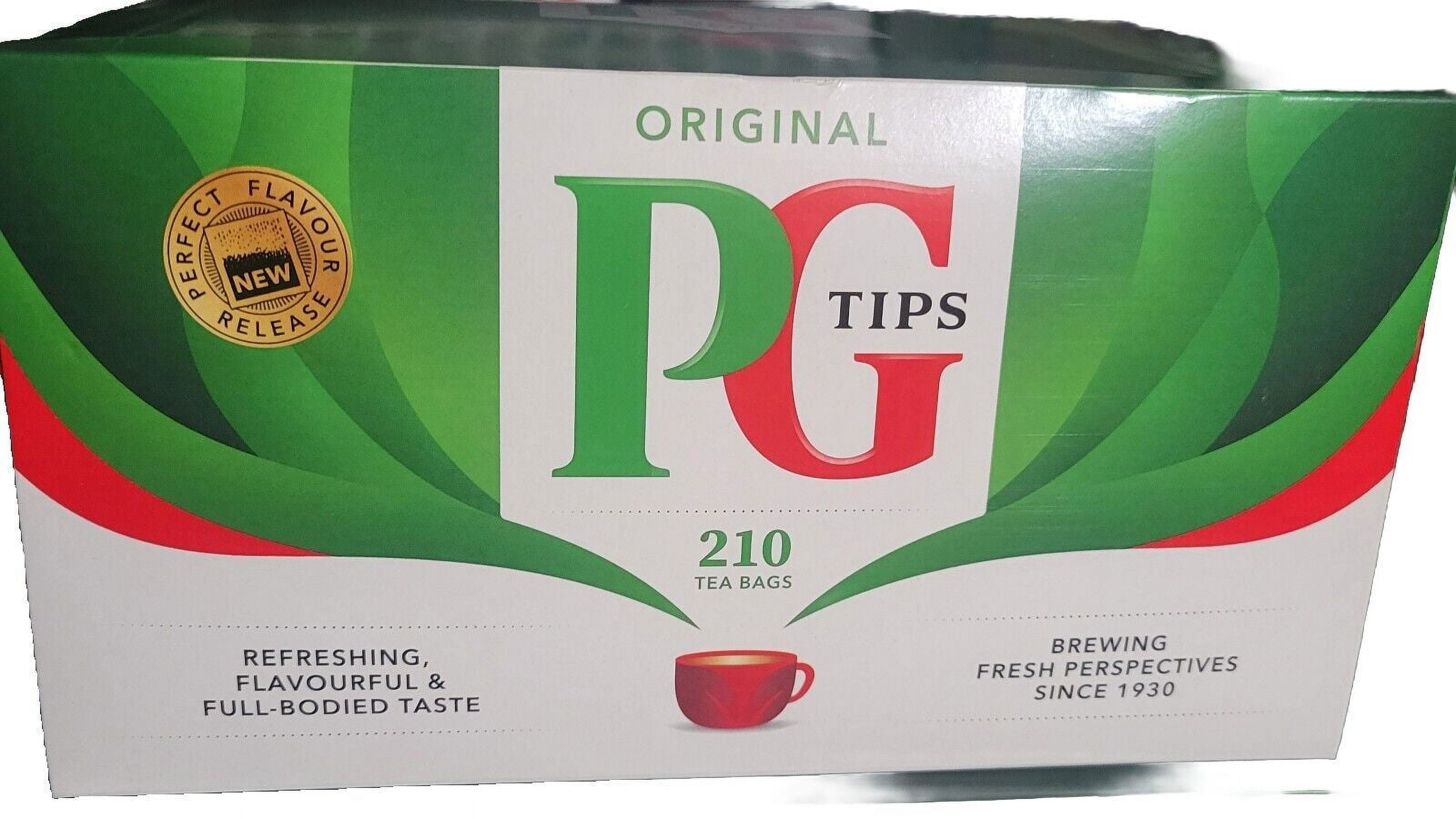 PG Tips Original Black Tea Bags from Great Britain (210 Tea Bags ...