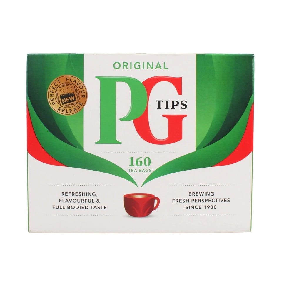 PG Tips Original UK's Most Popular Tea, 160 Count Boxes - Walmart.com