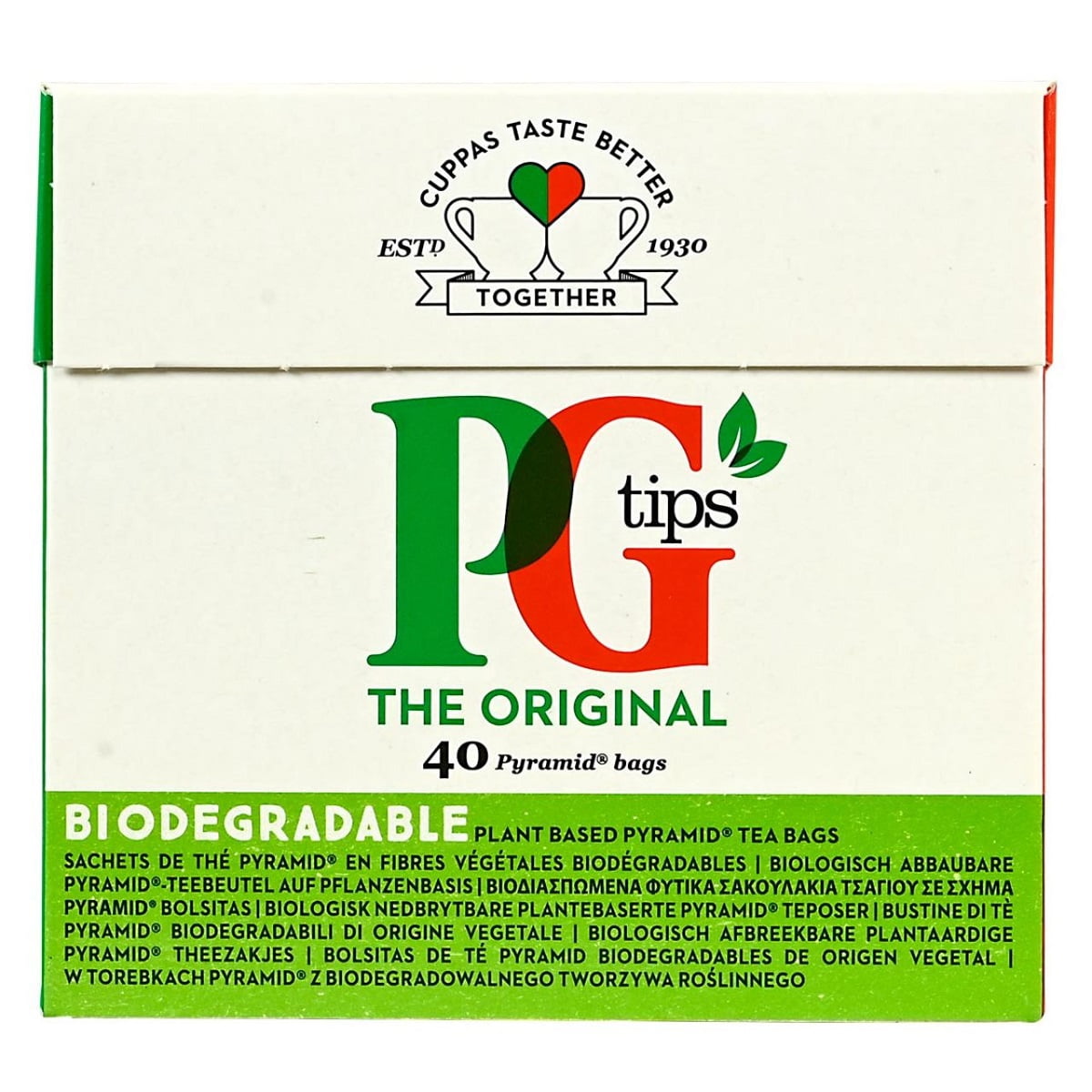 PG Tips The Original Black Tea in Pyramid Bags 40pcs 2 pk - Walmart.com