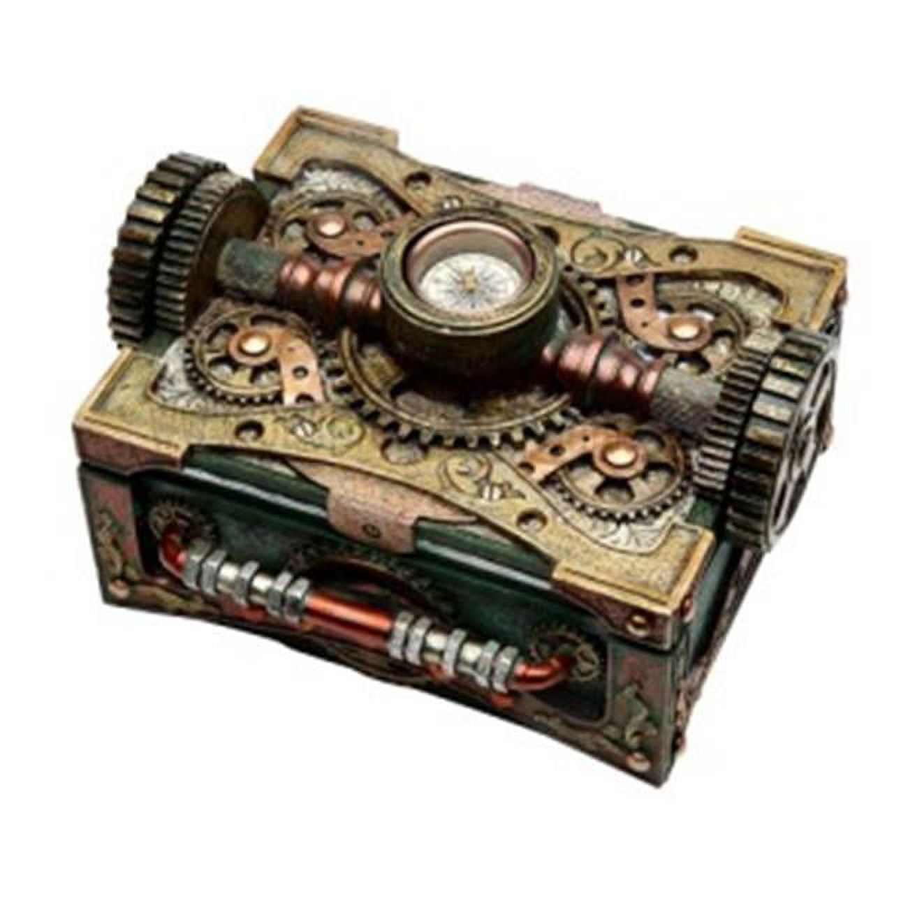 PG Trading 8508 6.25 in. Steam Punk Box with Compass - Walmart.com