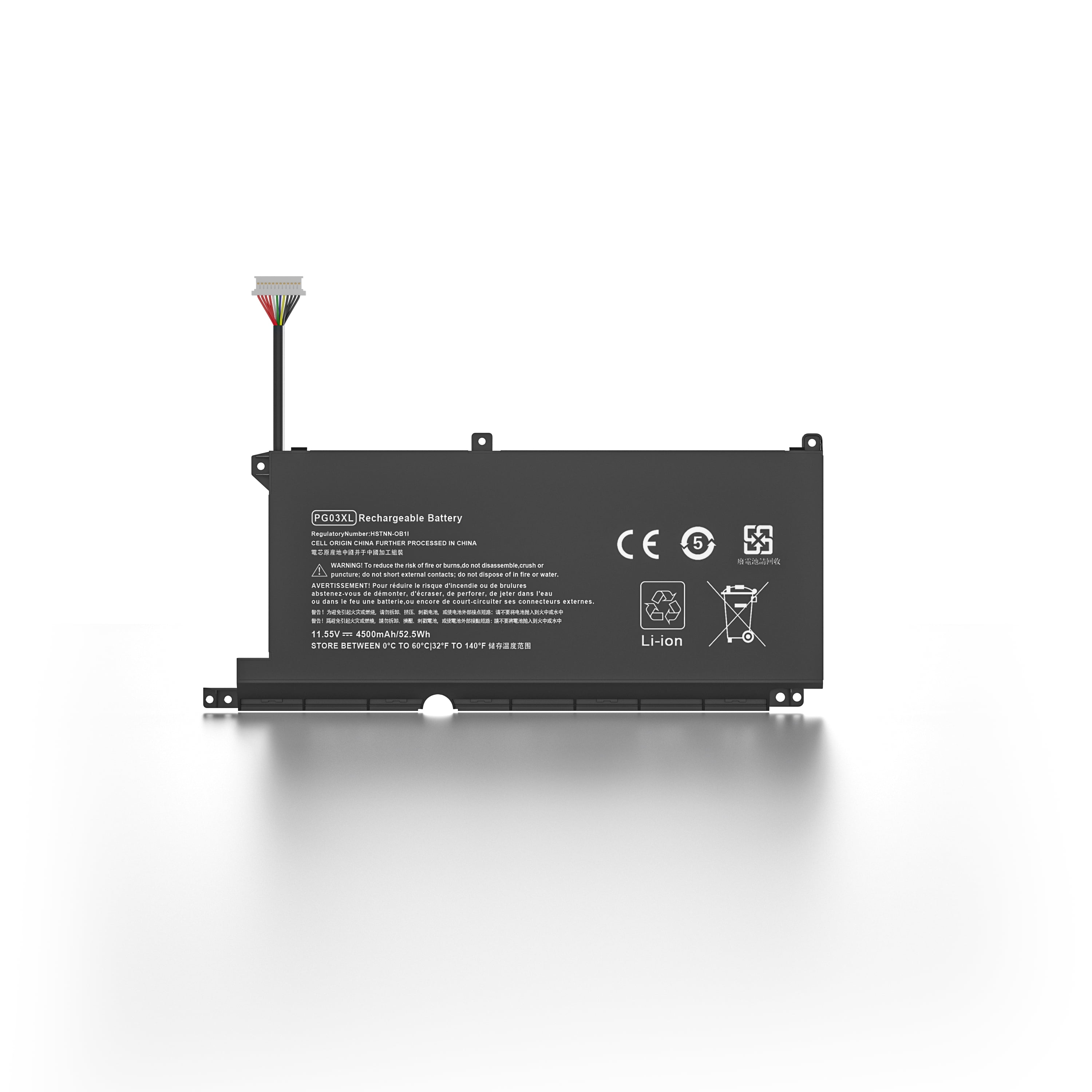 PG03XL 52.5Wh Laptop Battery for HP Pavilion Gaming 15-DK 15T-DK 15-EC ...