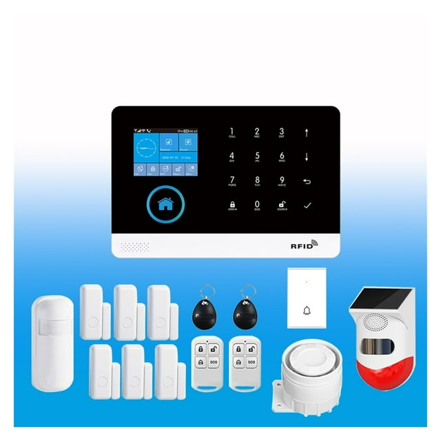 PG103 Alarm System For Home Burglar Security Tuya App Control 433MHz GSM Wireless With Motion ...