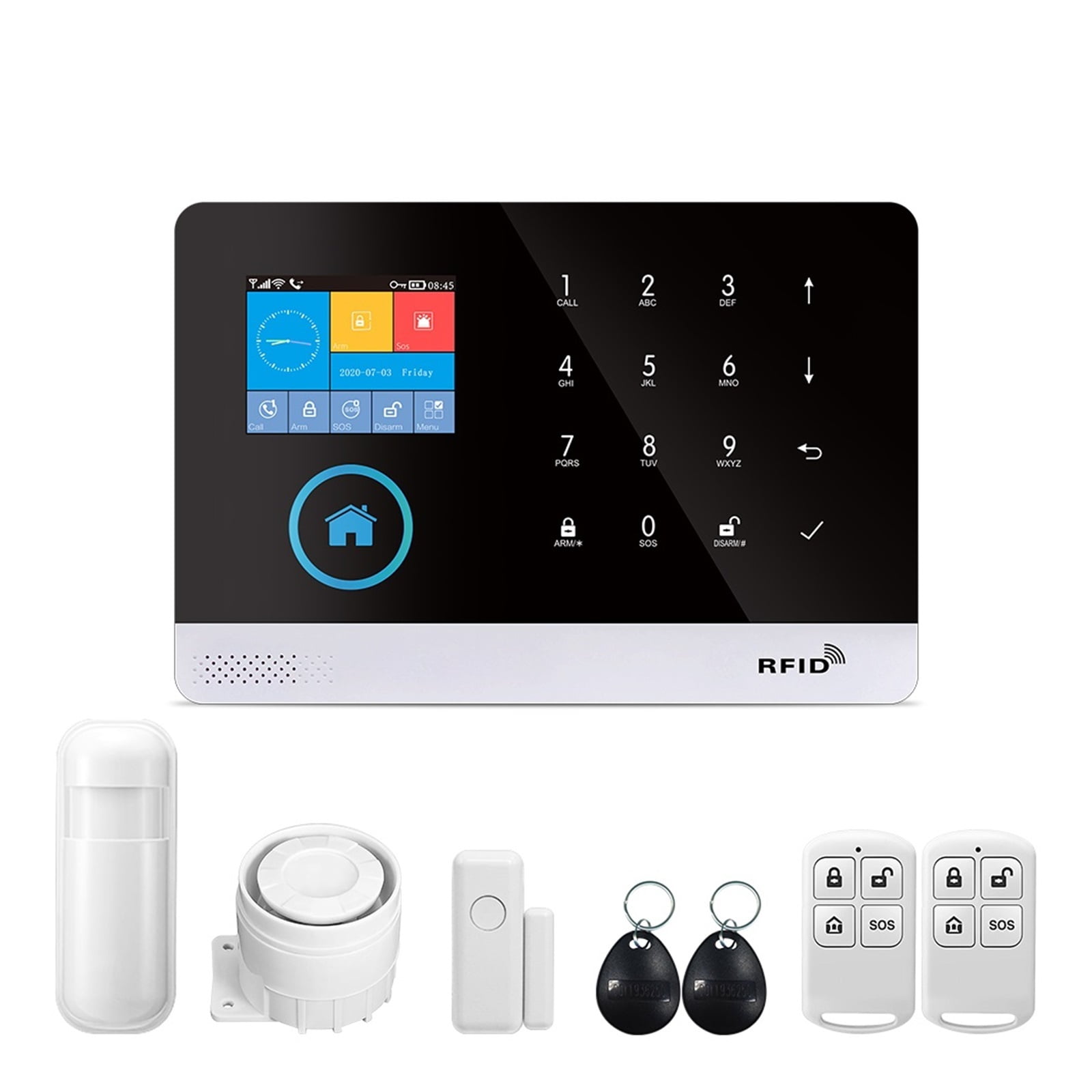 PG103 Alarm System for Home Burglar SecurityWiFi GSM Alarm Wireless ...