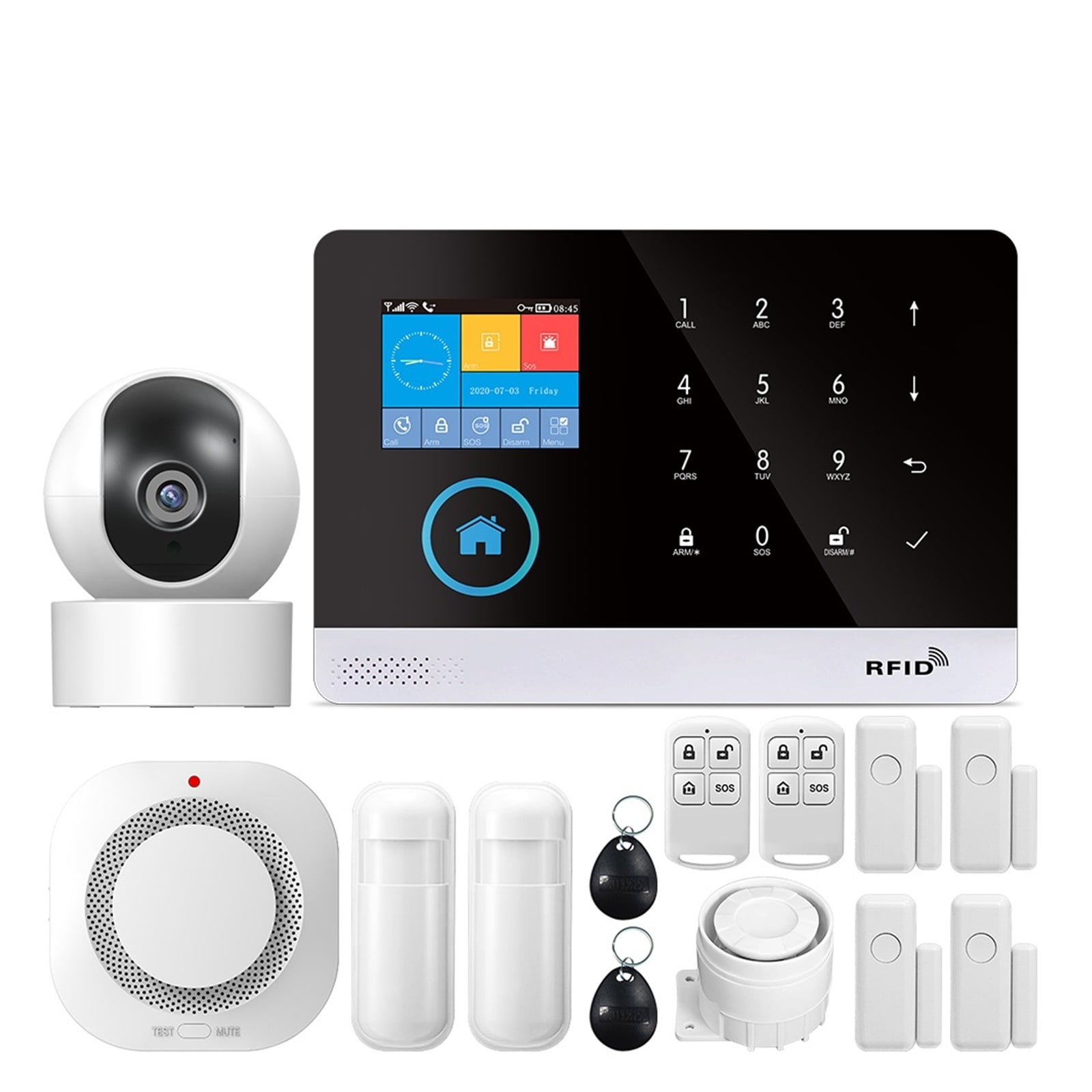 PG103 Alarm System for Home Burglar SecurityWiFi GSM Alarm Wireless ...