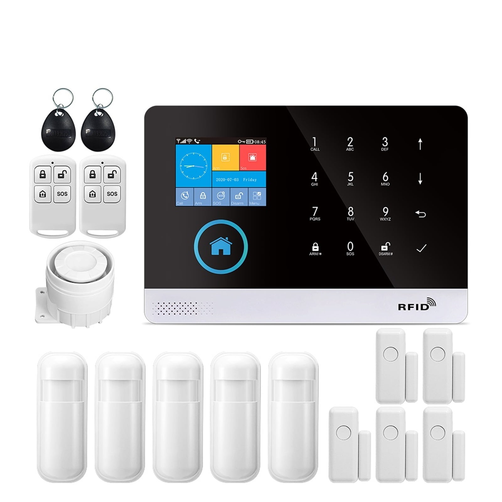 PG103 Alarm System for Home Burglar SecurityWiFi GSM Alarm Wireless ...