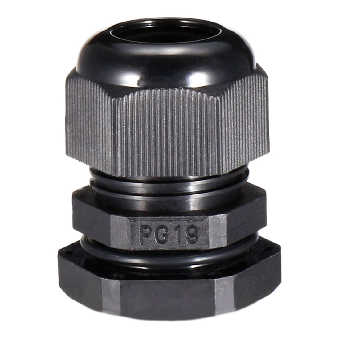 PG19 Cable Gland Waterproof Plastic Wire Glands Joints Black for 12 ...