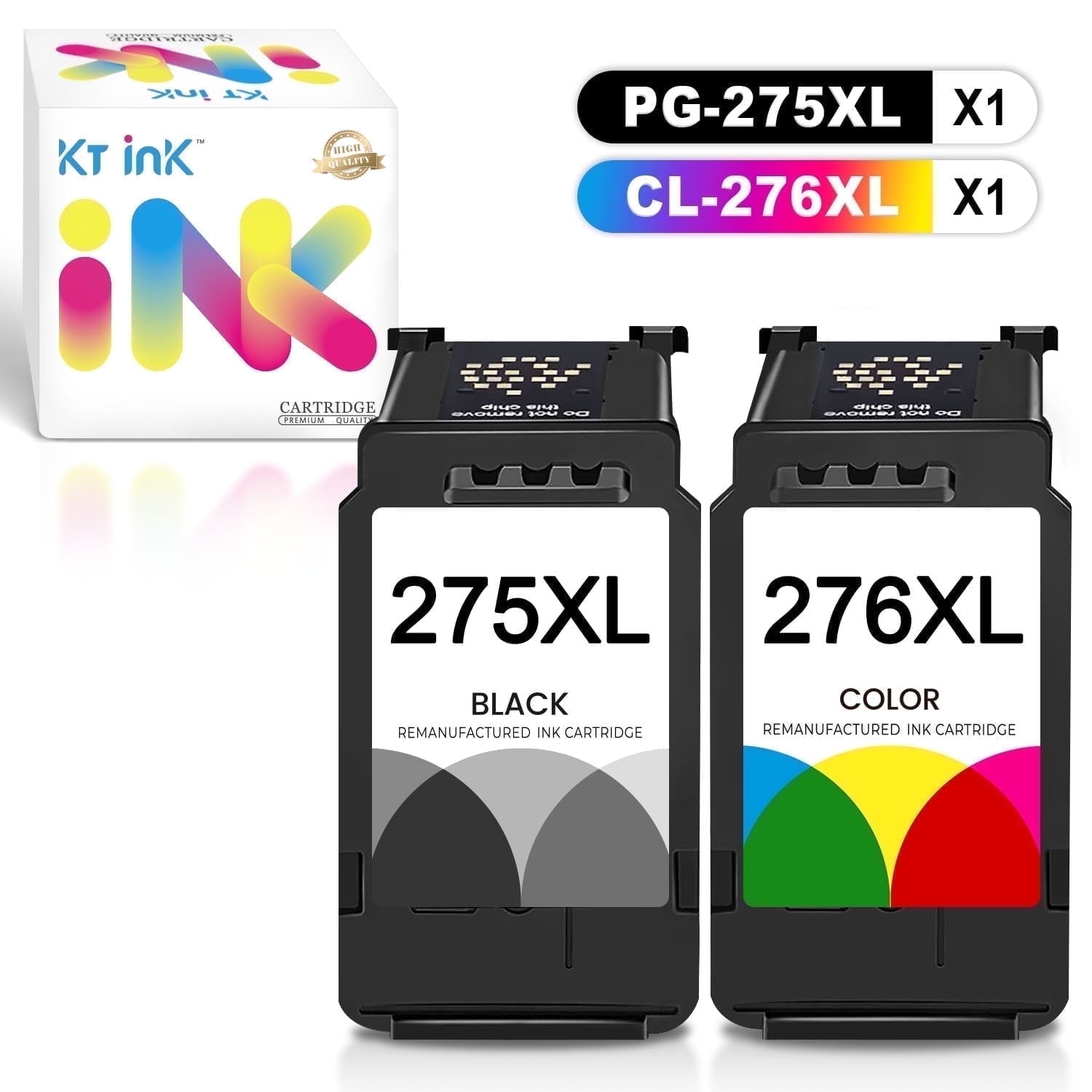 PG275XL CL276XL Ink Cartridges Replacement for Canon 275XL 276XL for ...