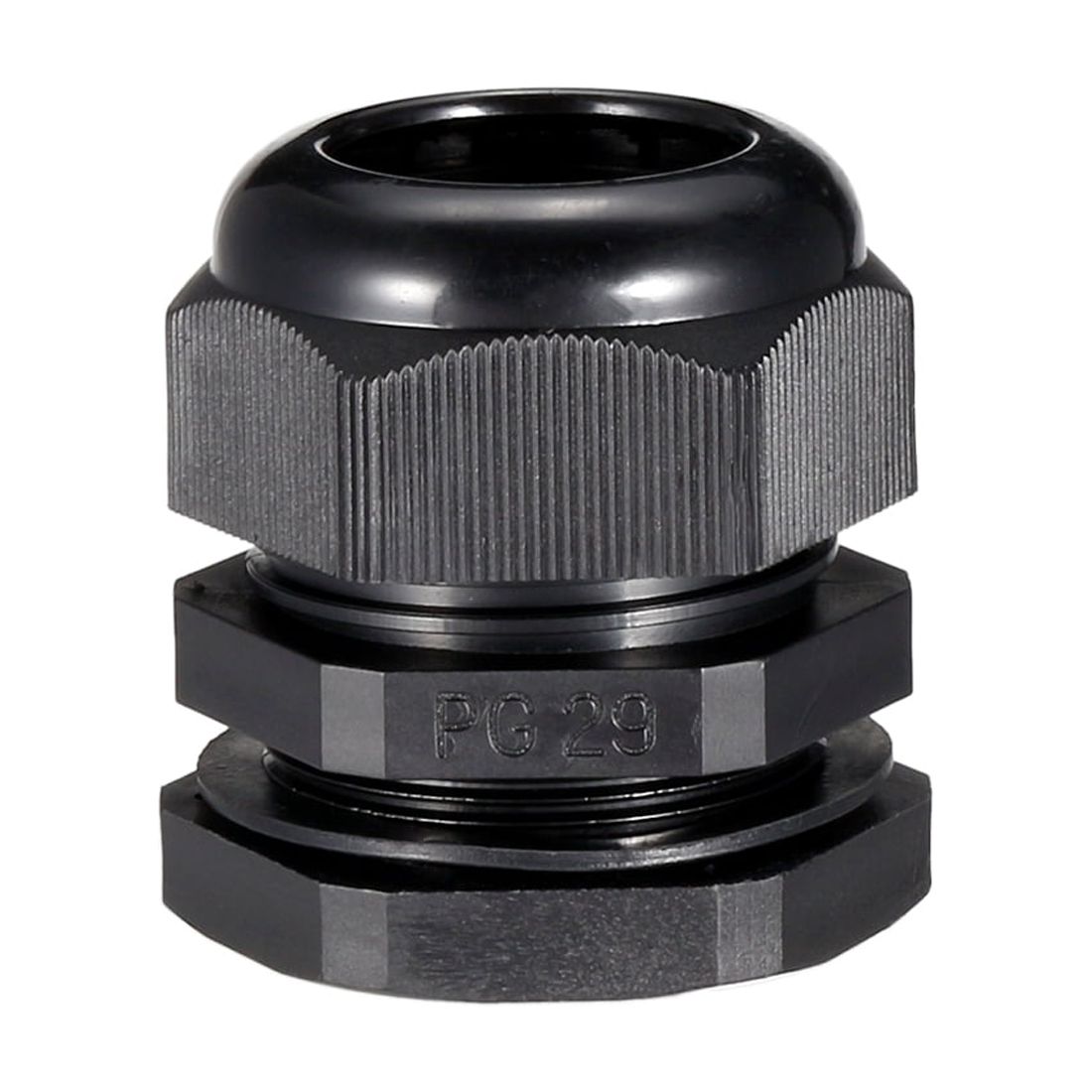 PG29 Cable Gland Waterproof Joint Adjustable Locknut Black for 18-25mm ...