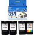 PG545XL CL546XL PG545 CL546 Ink Cartridges Compatible for Canon MG2580 ...