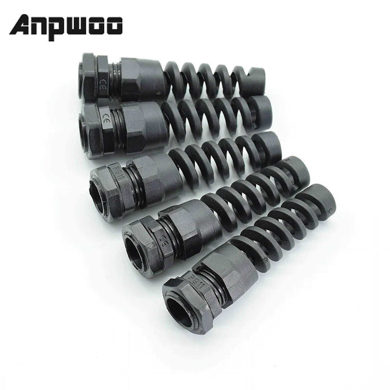 PG7 Black 10pcs IP68 Waterproof M12 PG7/PG9/PG11 Cable Gland Connector ...