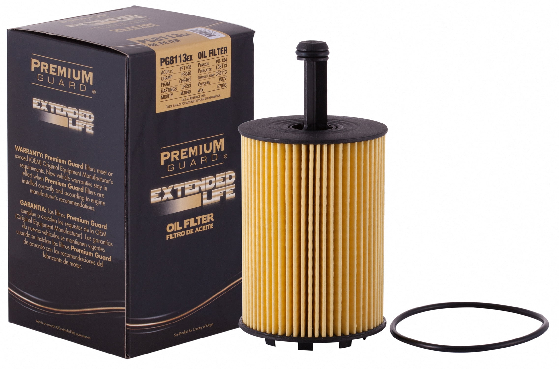 Premium Guard Extended Life Oil Filter up to 10k Miles PG8113EX | Fits ...