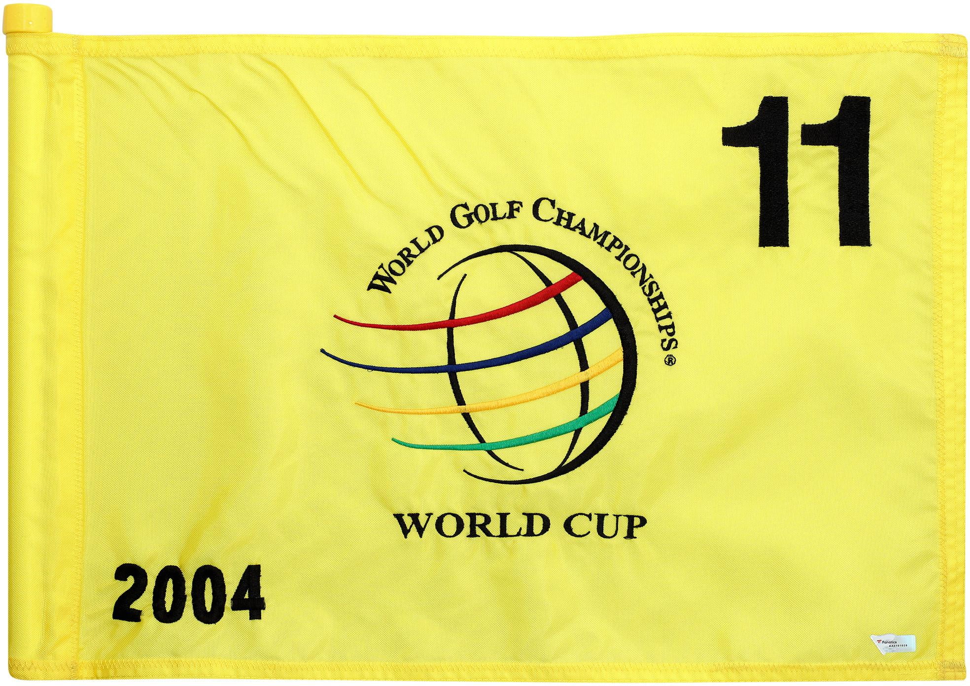 PGA Tour Event-Used #11 Yellow Pin Flag from The World Cup Tournament ...