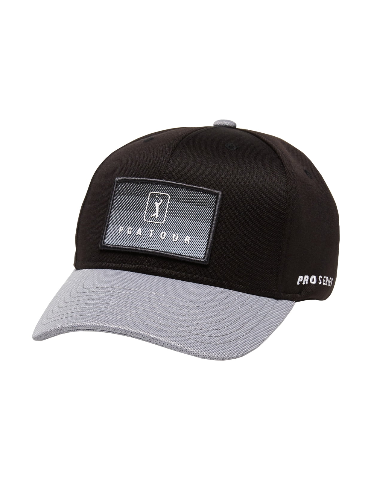 PGA Tour Men's Adjustable Fade Golf Hat, Caviar Black - - Walmart.com