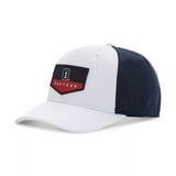 PGA Tour Men's Americana Trucker Adjustable Golf Hat, White/Navy ...
