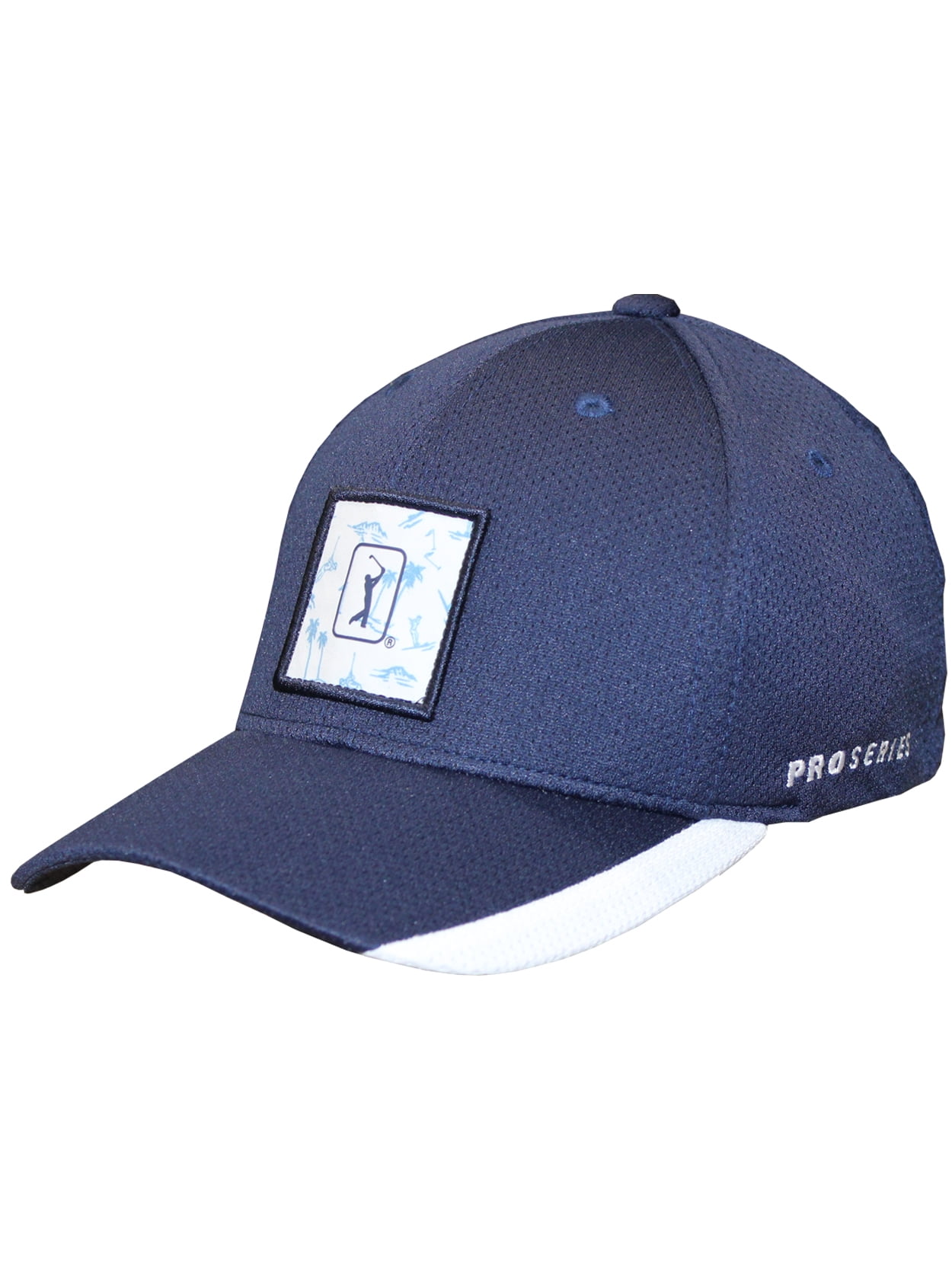 PGA Tour Men's Pro Series Stretch Fit Micro Mesh Golf Hat, Small/Medium ...
