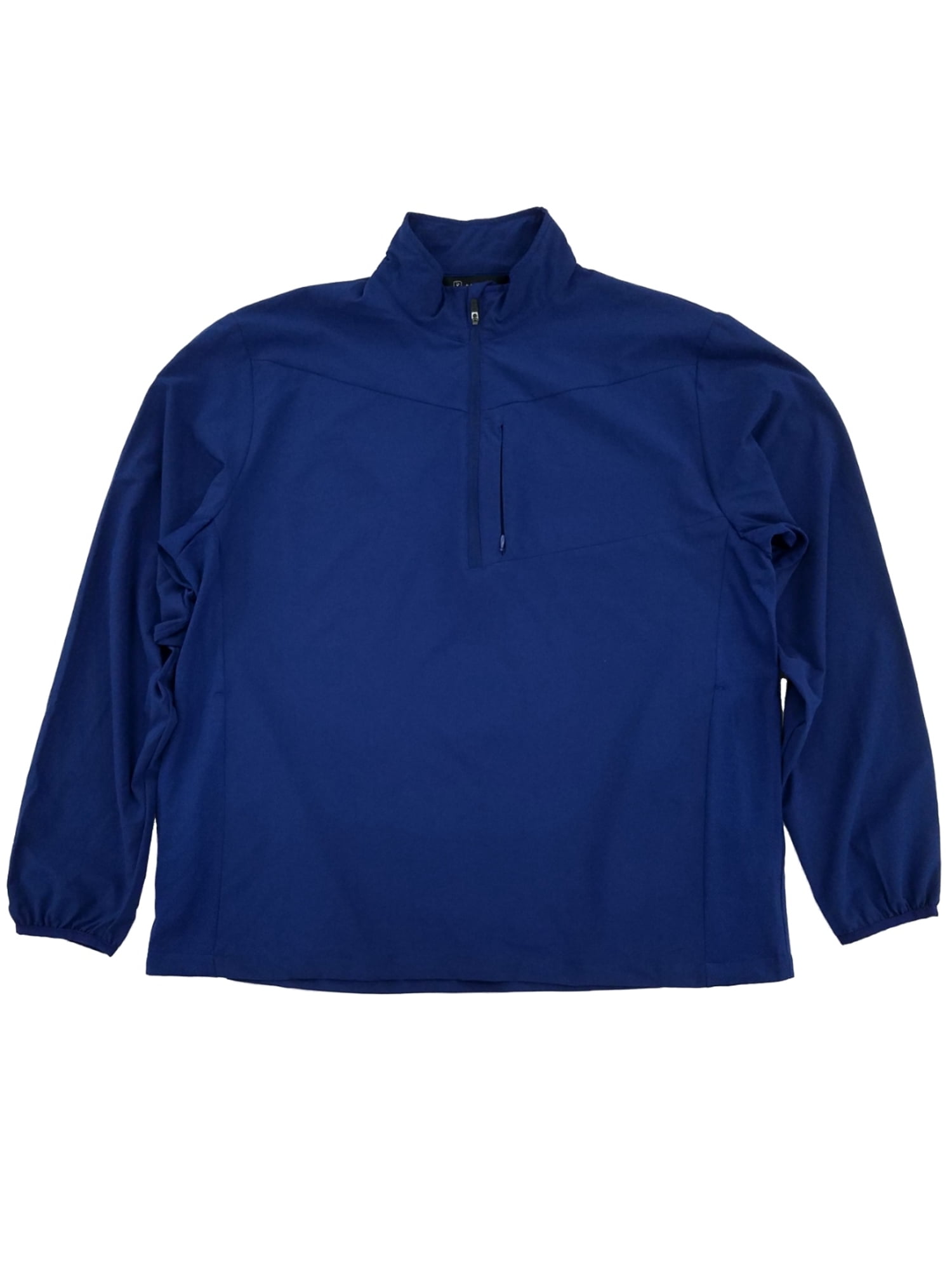 PGA Tour Mens Blue Depths Long Sleeve Half Zip Pullover Golf Jacket S ...
