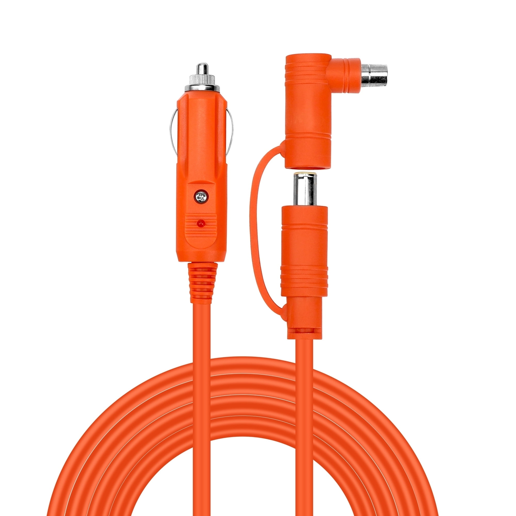 PGENDAR 14AWG Car Lighter Charger Cable 12V/24V DC 8mm Car Charging ...