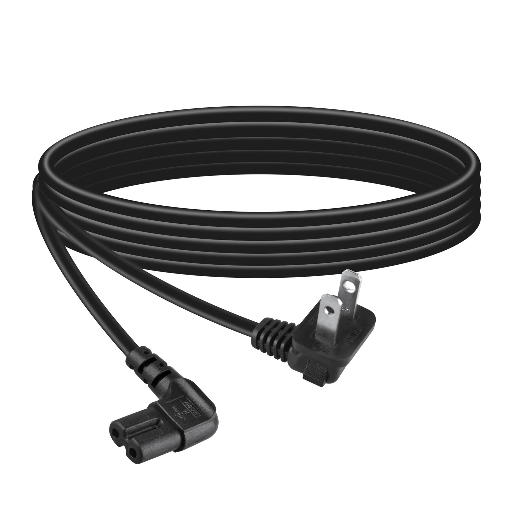 PGENDAR 6ft UL AC Power Cord Cable For QN65Q6FNAF QN65Q7CNAF L-type 2 ...
