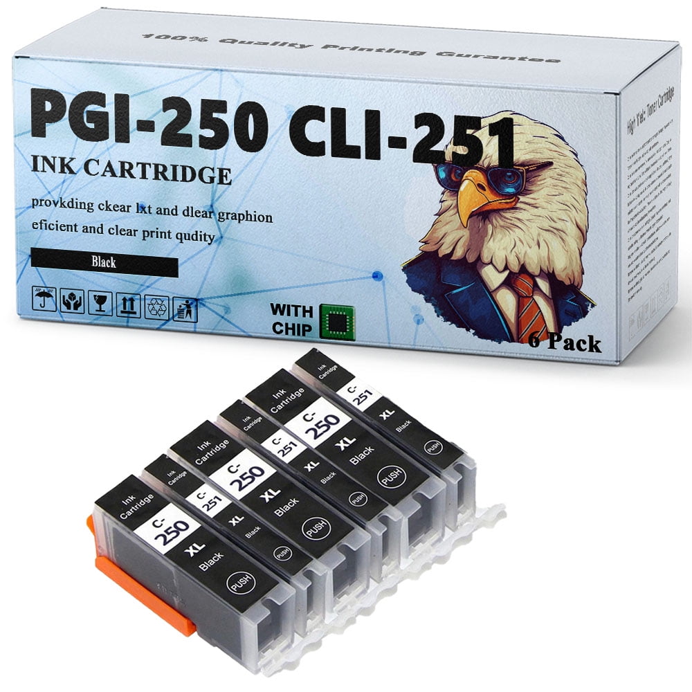 PGI-250 CLI-251 PGI 250 CLI 251 Ink Cartridges Black/Color Combo Pack ...