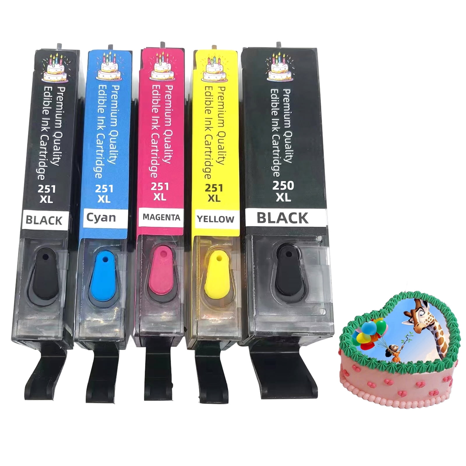 PGI-250XL CLI-251XL Edible Refillable Ink Cartridge for Canon Pixma ...