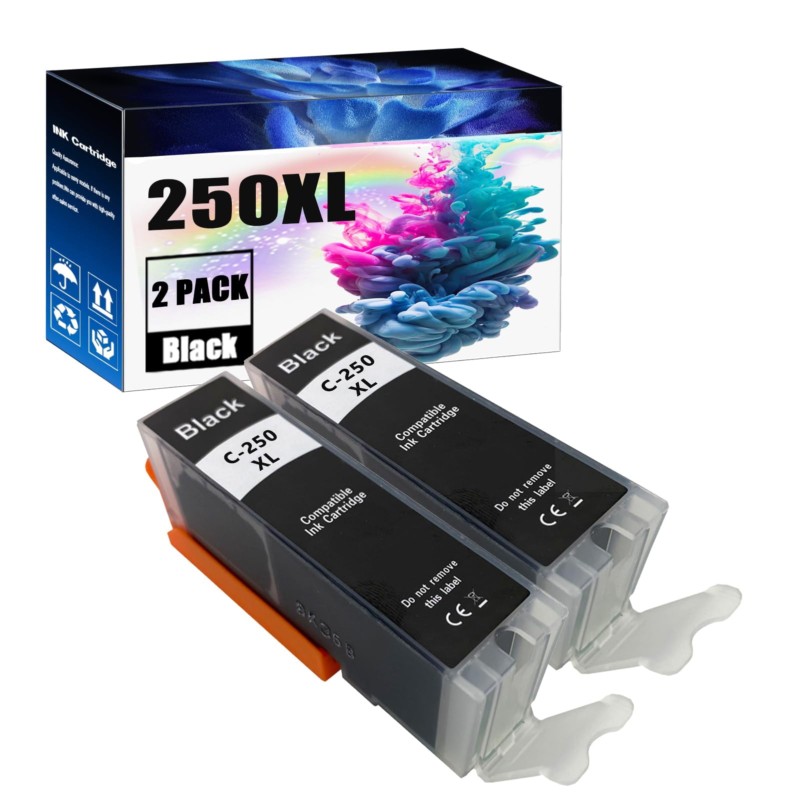 PGI-250XL Compatible Ink Cartridges Replacement for Canon Ink 250 to ...